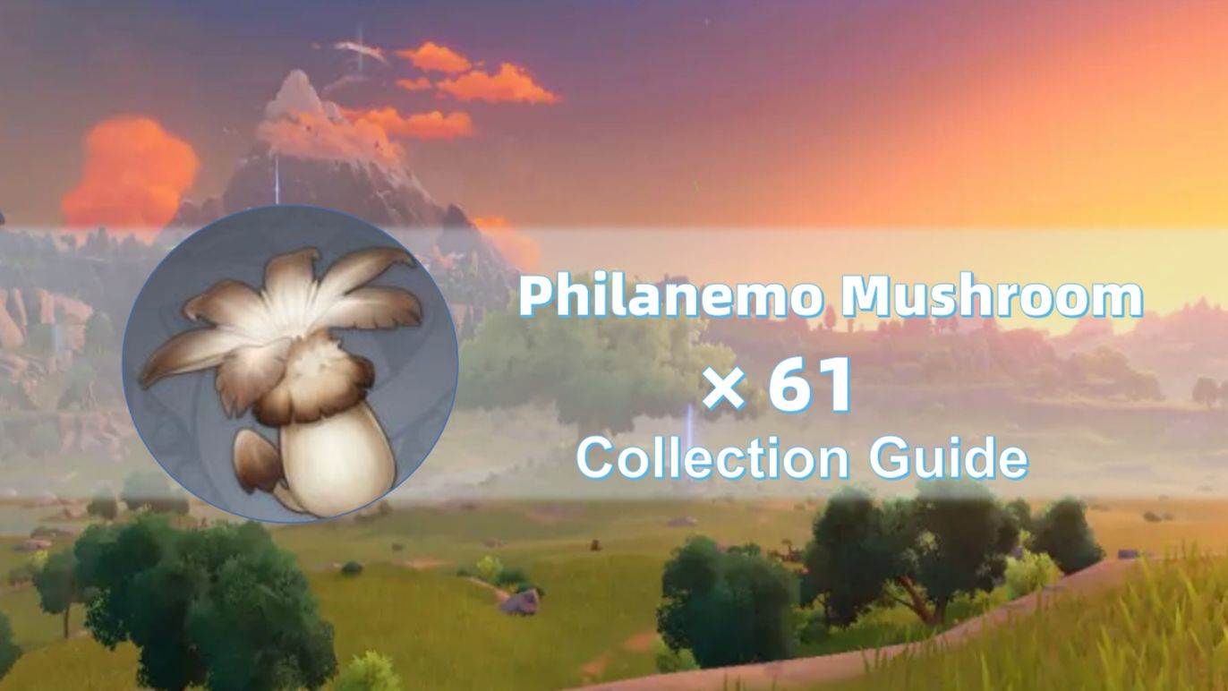Even Paimon Can Do This! – Philanemo Mushroom ×61 Farming Guide Genshin ...