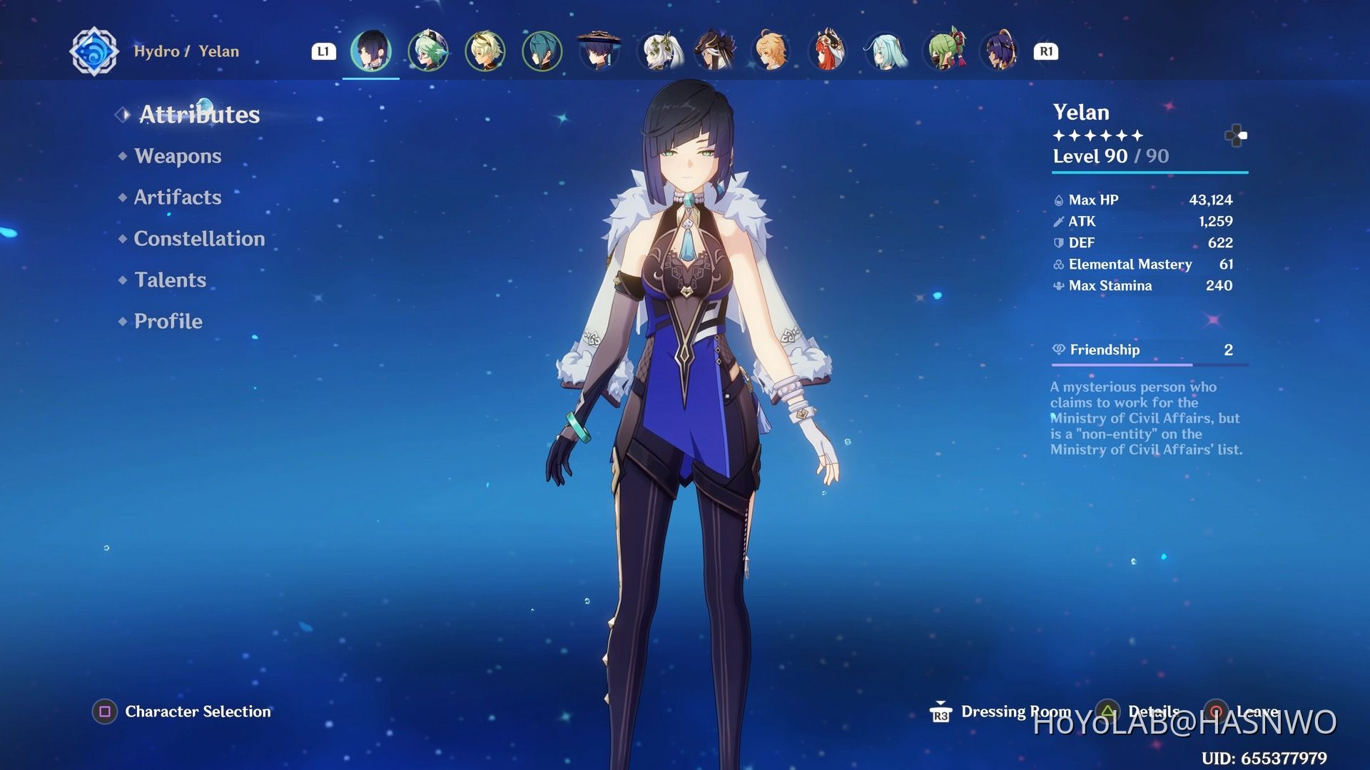 My Yelan 43k HP ! Genshin Impact | HoYoLAB