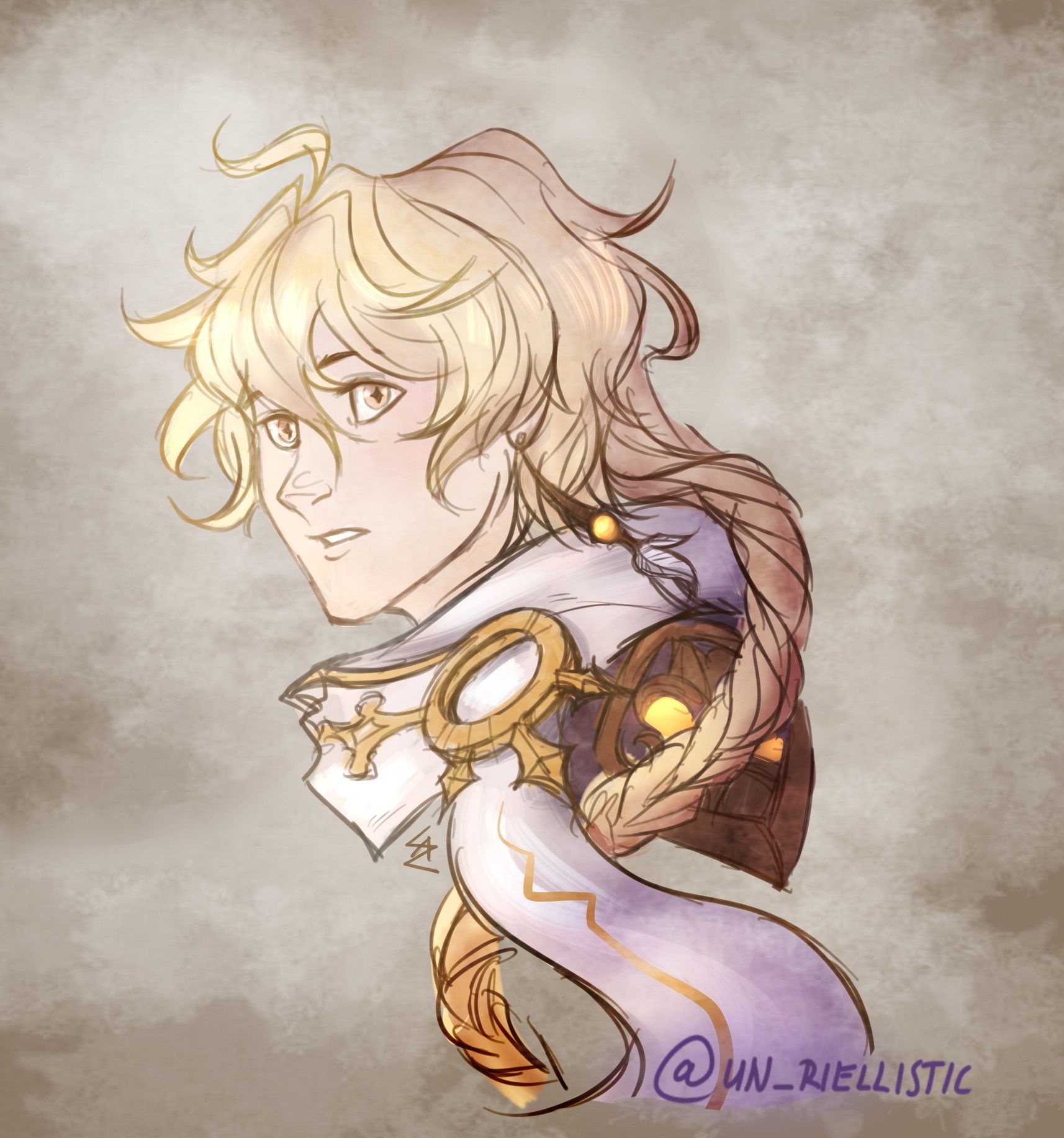 Aether fan art Genshin Impact | HoYoLAB