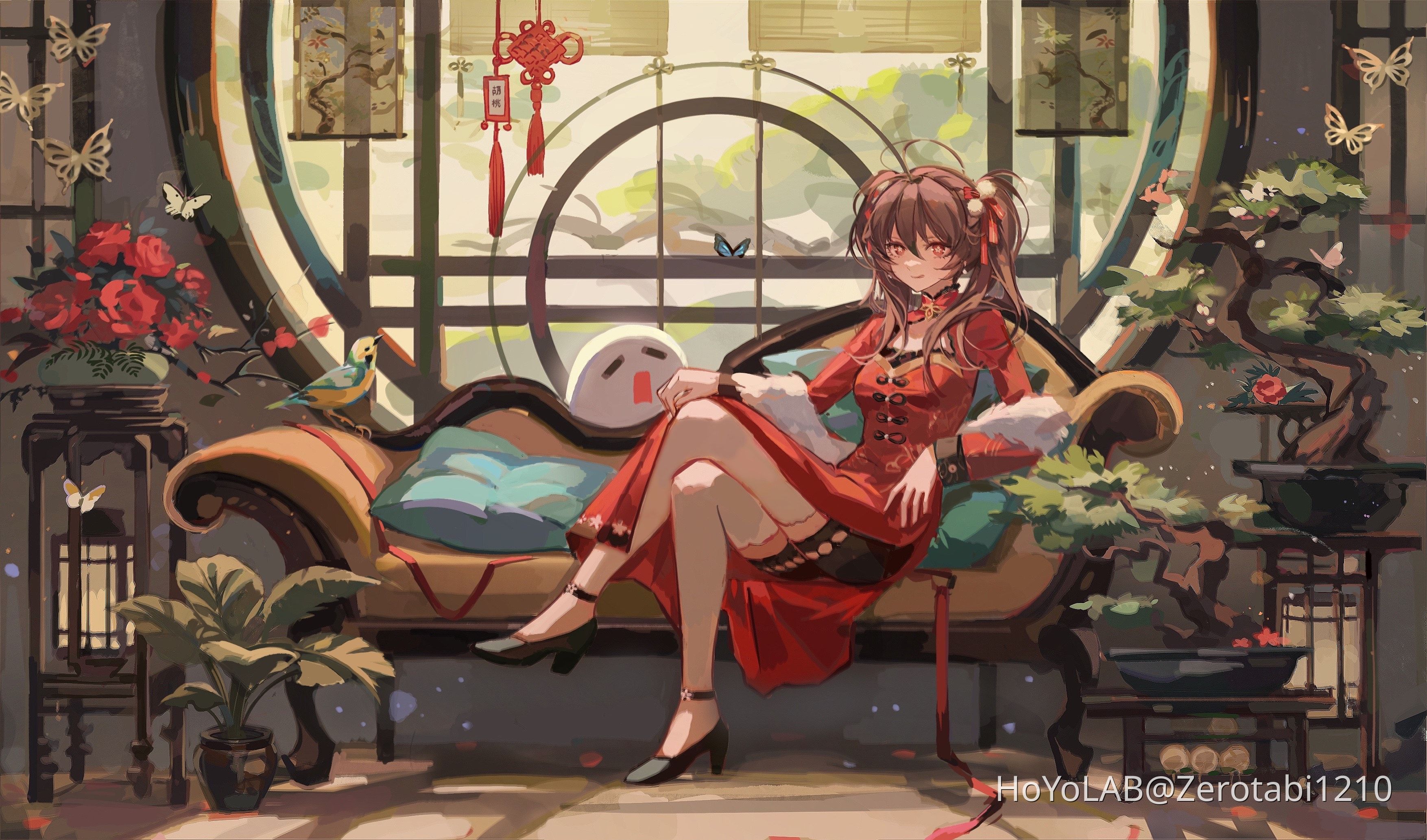 Hutao on Holiday Genshin Impact | HoYoLAB