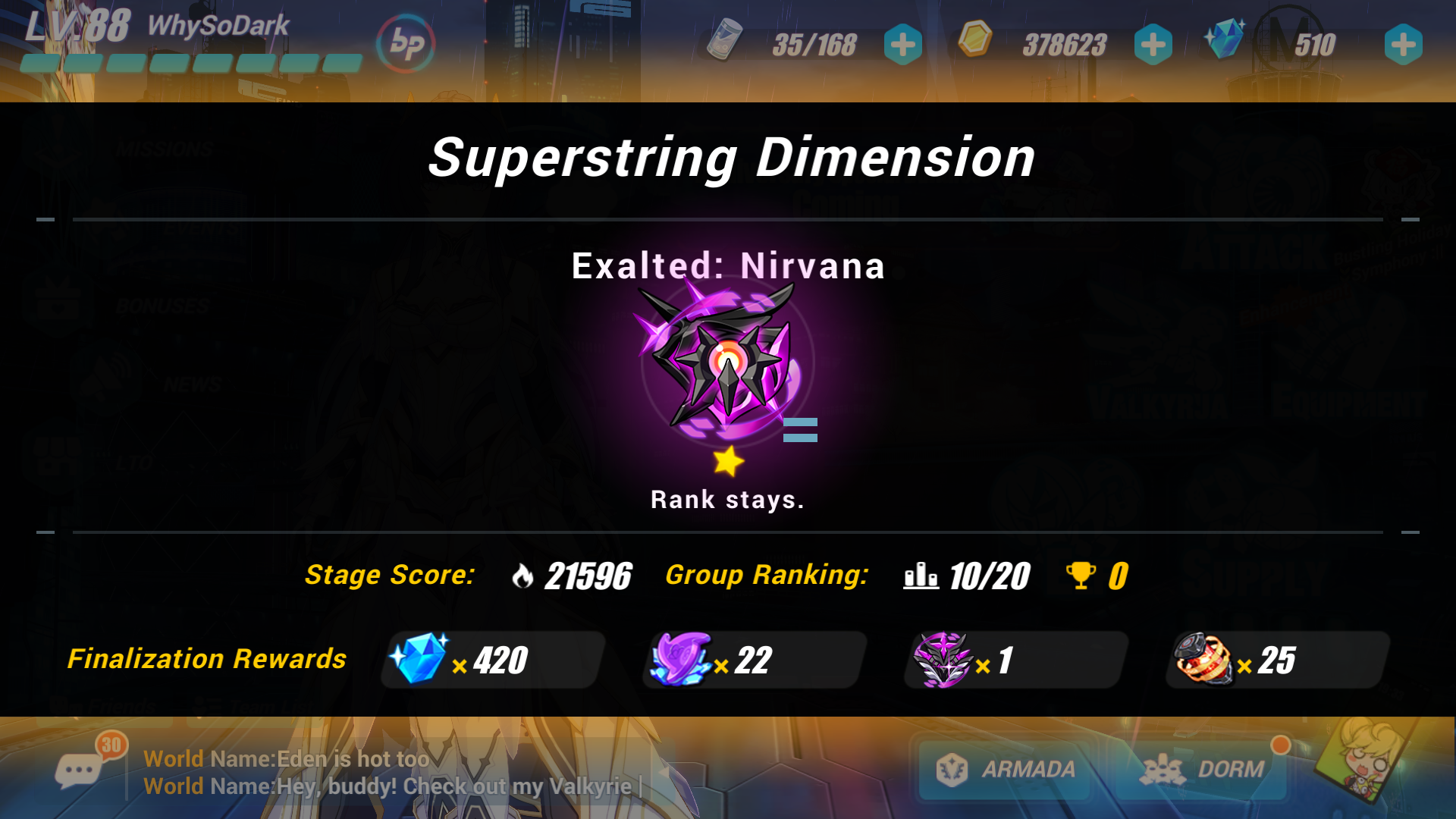 Finally retained in Exalted: Nirvana Honkai Impact 3rd | HoYoLAB