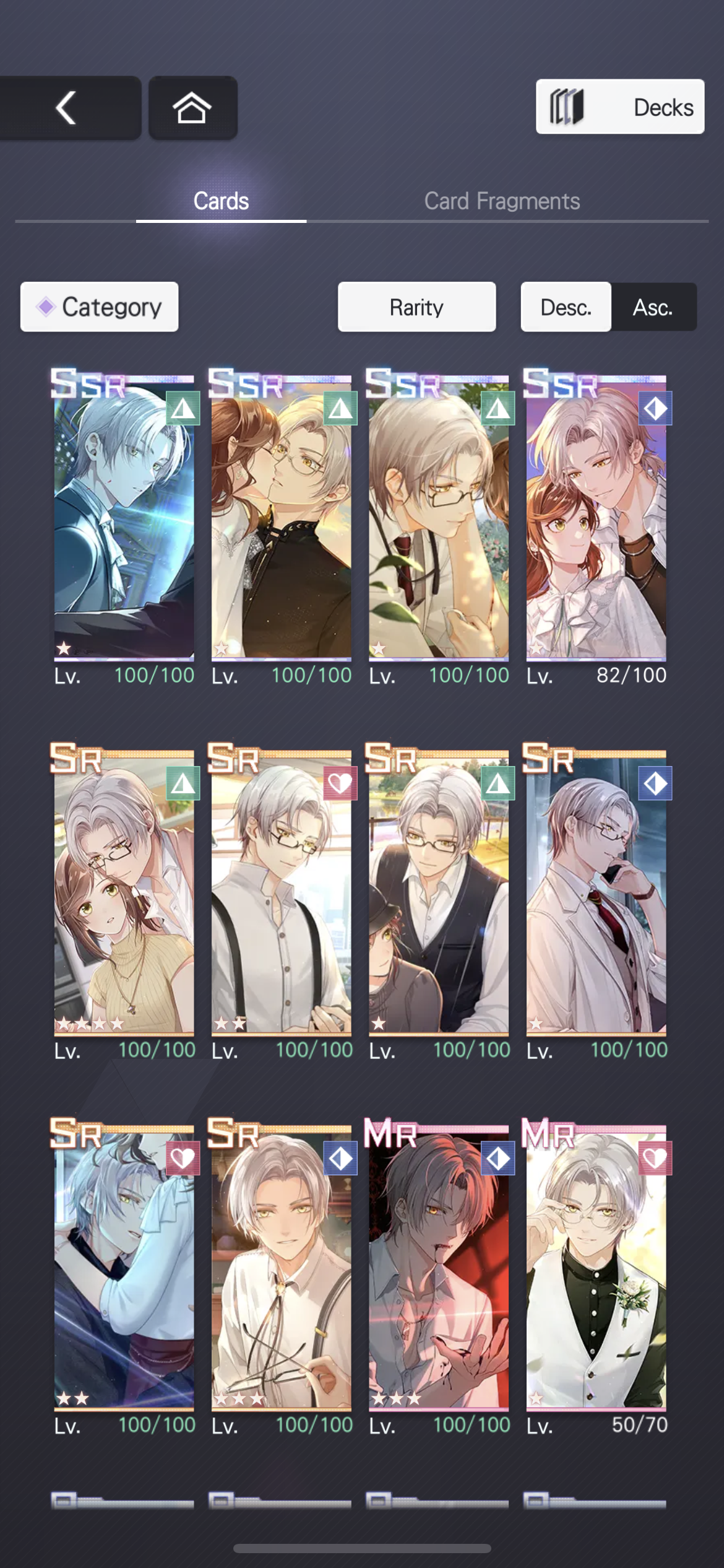 Current vyn cards Tears of Themis | HoYoLAB