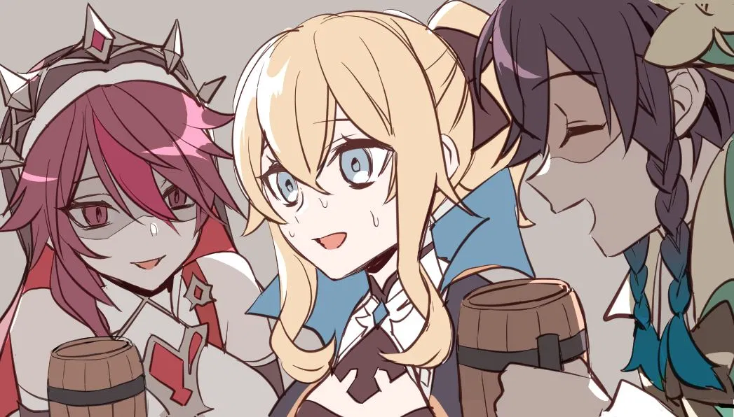 All monstadt characters are wingmens Genshin Impact | HoYoLAB