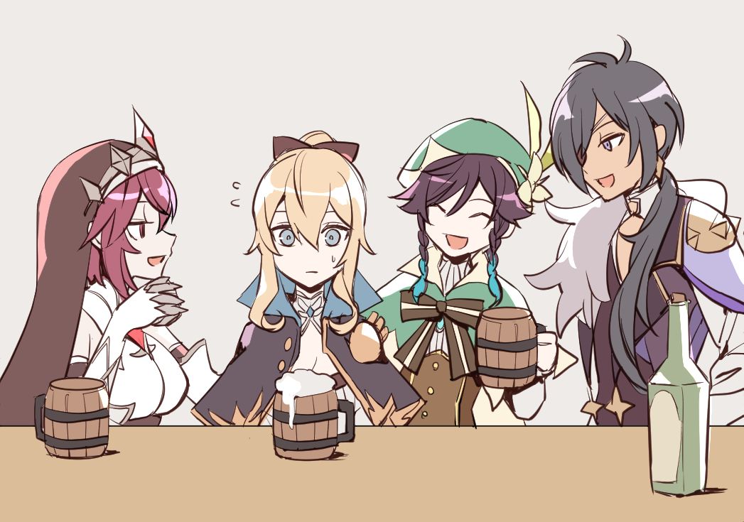 All monstadt characters are wingmens Genshin Impact | HoYoLAB