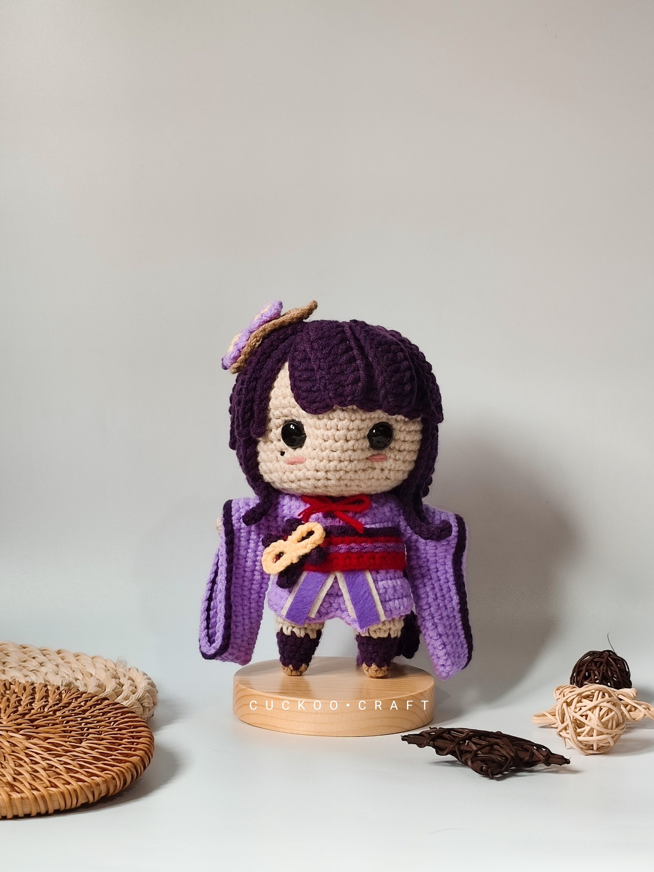 Done with Raiden Shogun Amigurumi Pattern ☺️ Genshin Impact | HoYoLAB