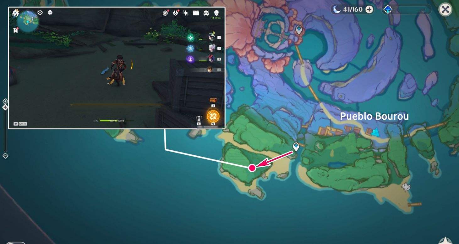 Resumen de las misiones mundiales de Isla de Cristal y Perla, Inazuma ...