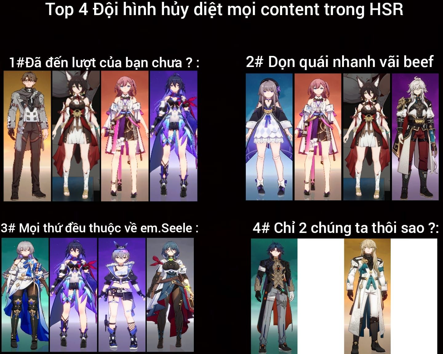 Top những đội hình hủy diện content trong HSR ( CBT2-3) Honkai Impact ...
