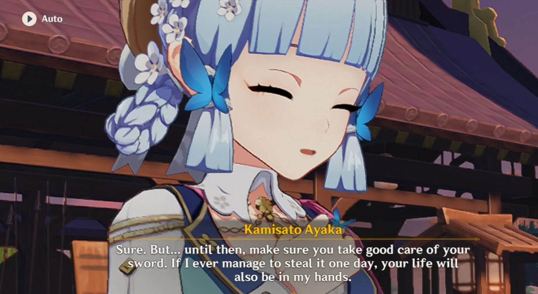 Throwback: Warrior's Spirit Event - Aether & Ayaka Scenes Genshin ...