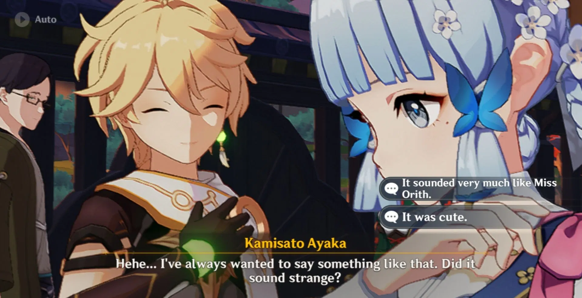 Throwback: Warrior's Spirit Event - Aether & Ayaka Scenes Genshin ...