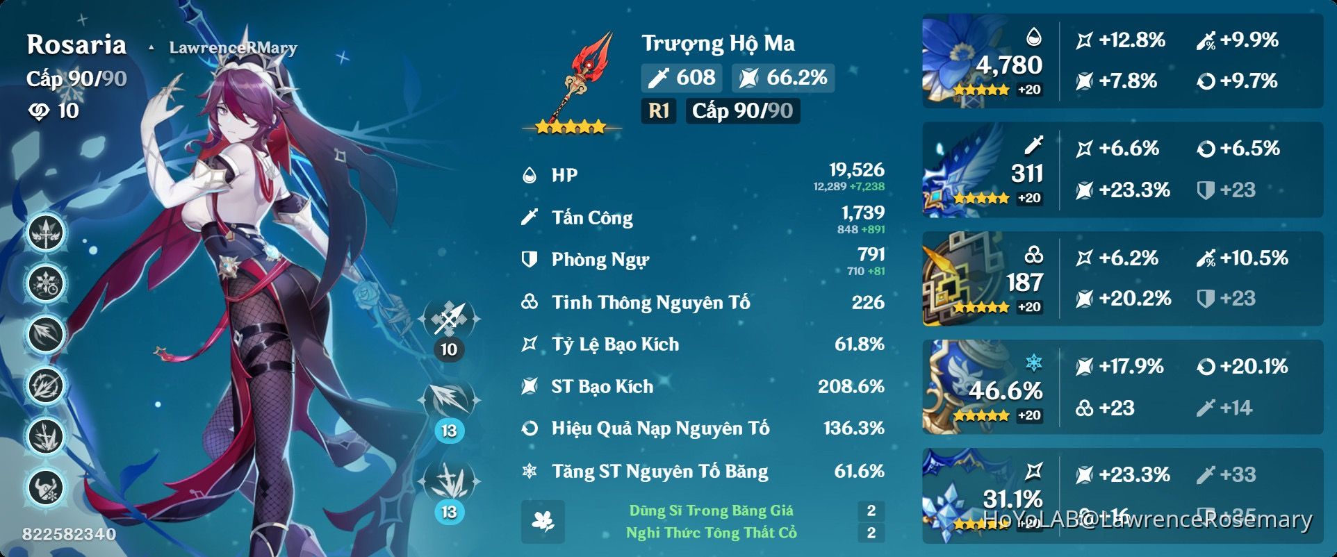 Rosaria build Genshin Impact | HoYoLAB