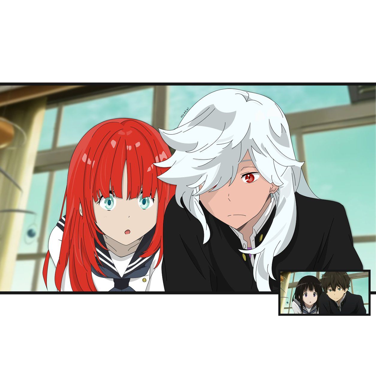 Genshin Crossover : Nilou and Cyno as Chitanda and Oreki Genshin Impact ...
