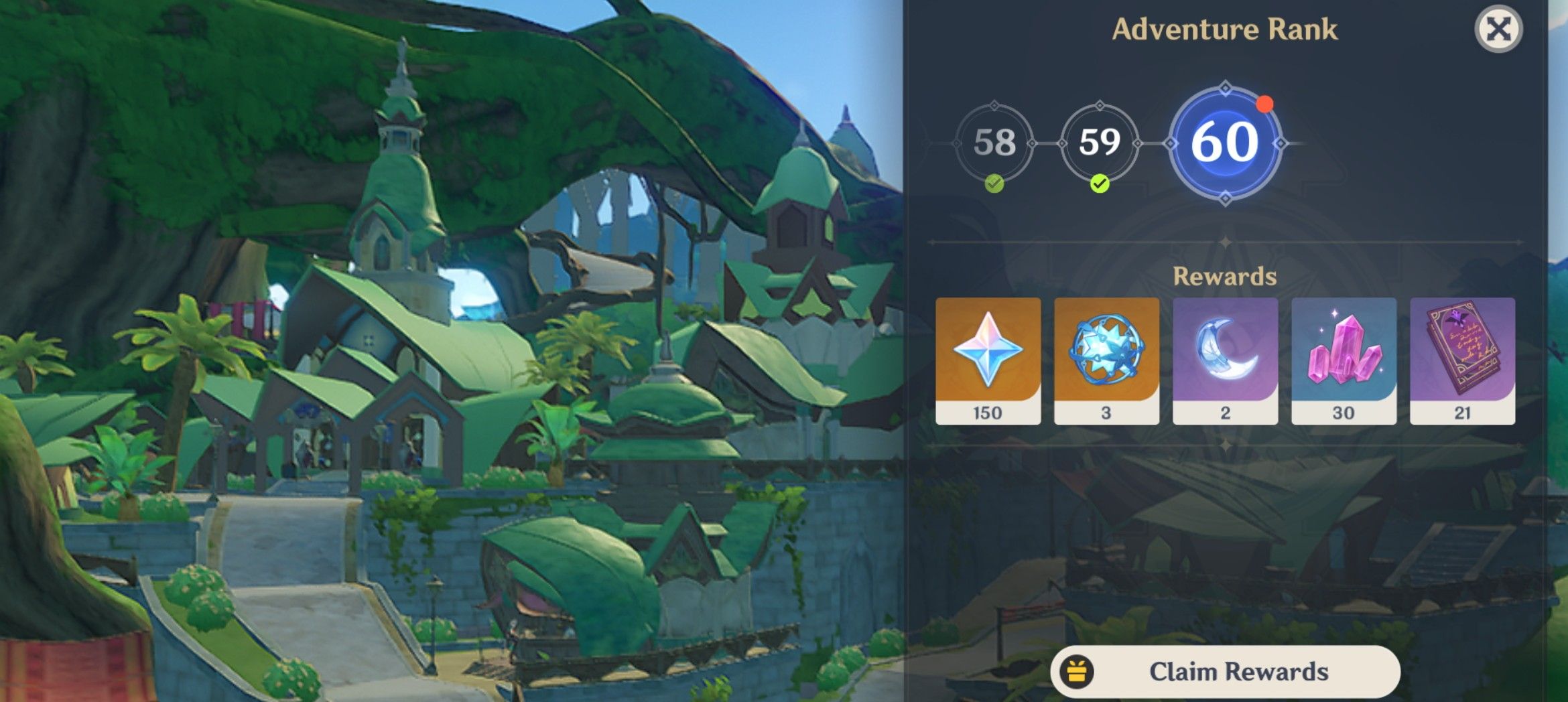 Rank 60 Genshin Impact | HoYoLAB