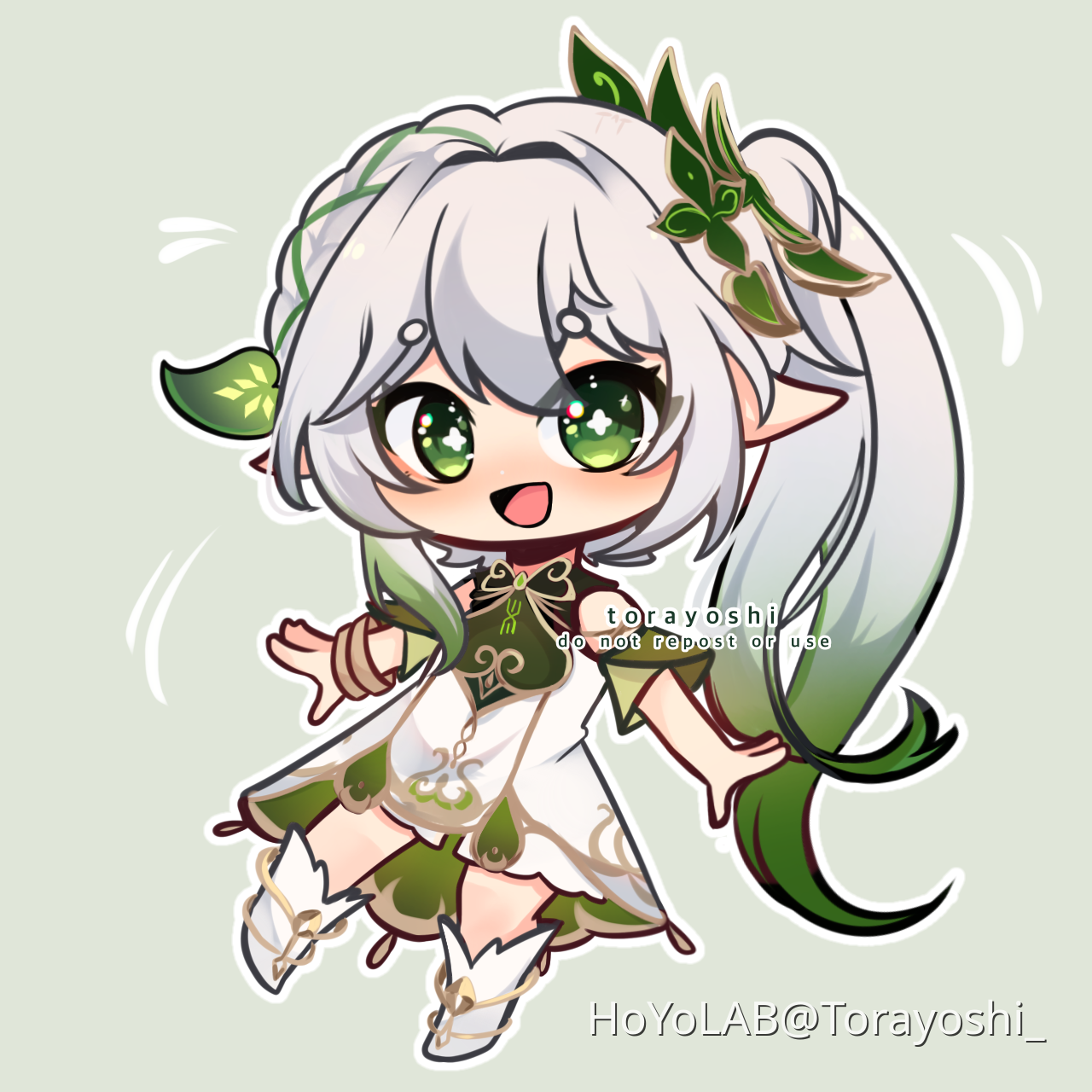 Chibi nahida fanart！🌱🍃 Genshin Impact | HoYoLAB