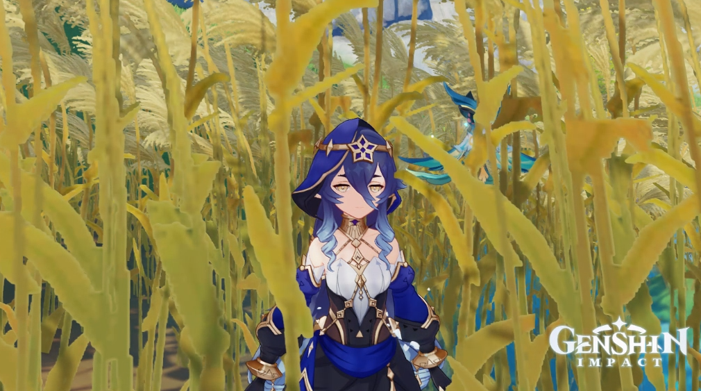 Blue and Gold Genshin Impact | HoYoLAB
