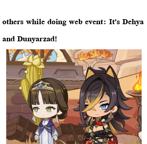 Meme 14 : Dehya's web event Genshin Impact | HoYoLAB
