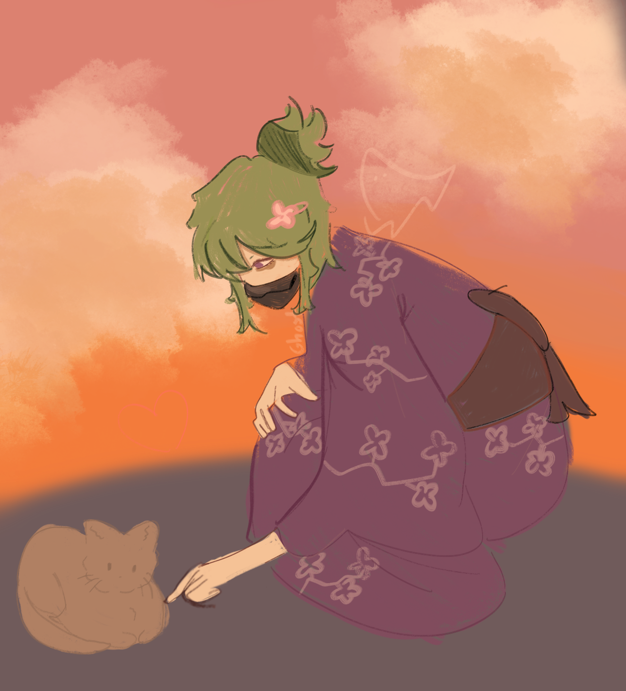 The Kuki drawing again Genshin Impact | HoYoLAB