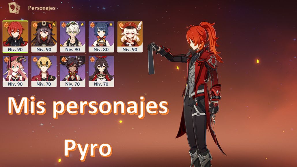Mis Personajes Pyro Genshin Impact | HoYoLAB