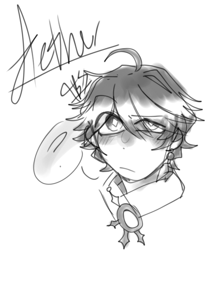 An Aether Doodle Genshin Impact | HoYoLAB