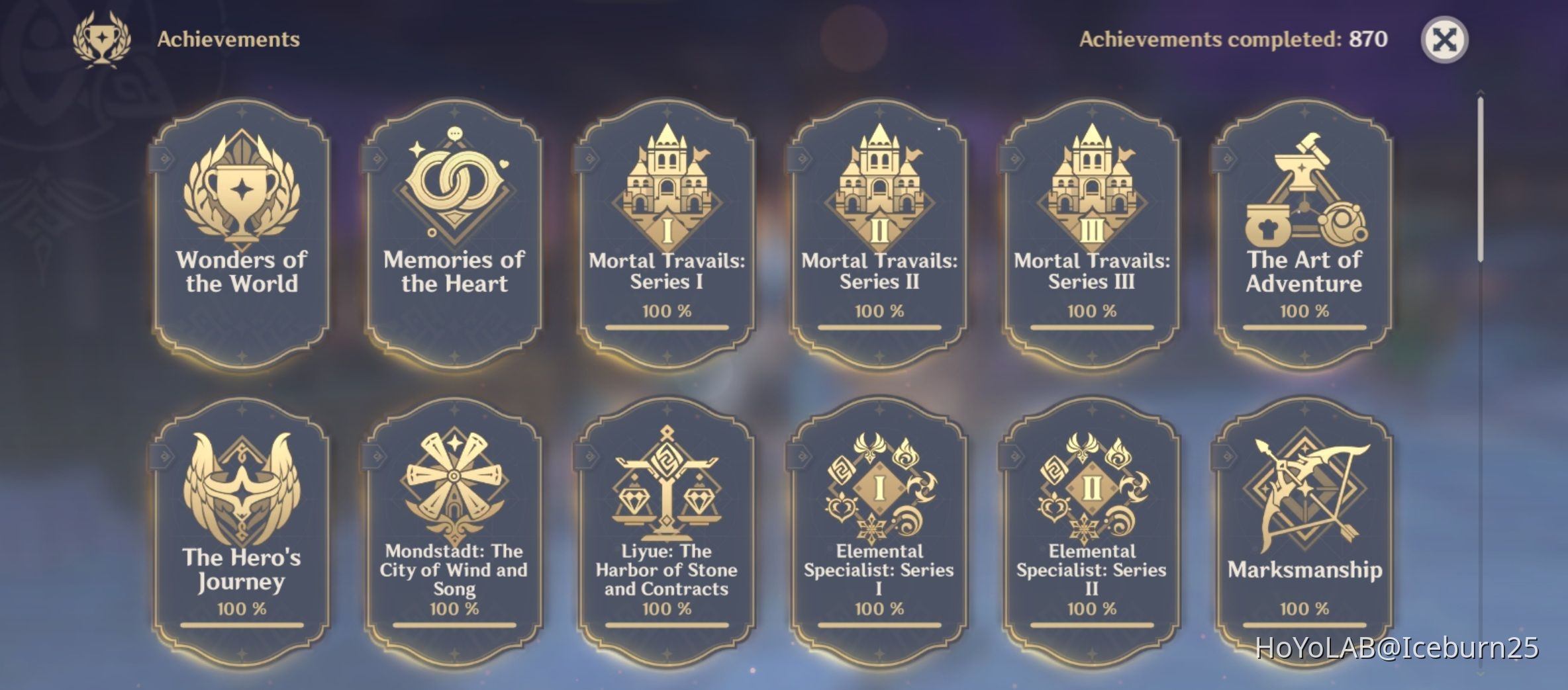 Achievement Genshin Impact | HoYoLAB