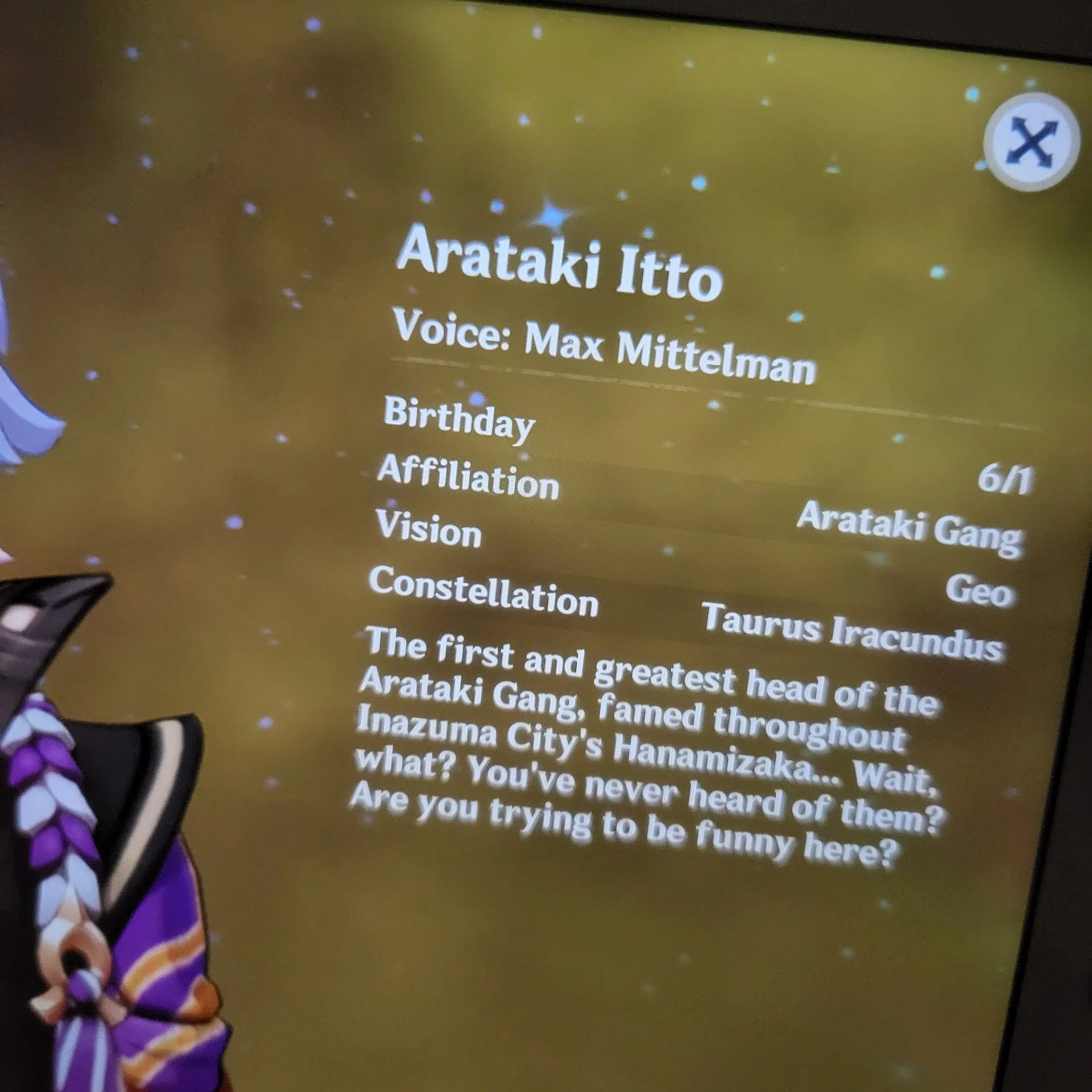 Max Mittelman, the Legend himself- Genshin Impact | HoYoLAB