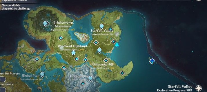 Starfell Valley 98% Genshin Impact | HoYoLAB