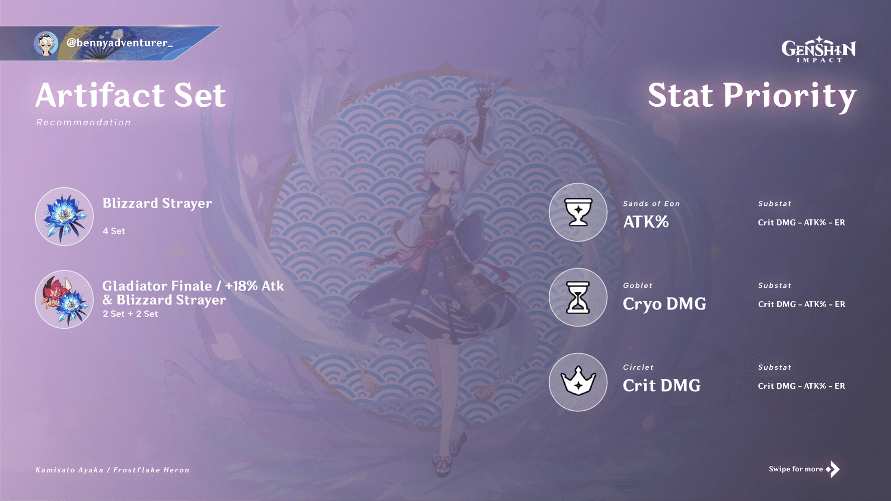 Complete Guide for Ayaka (Build, Team Comp, Ascension Material and talent upgrade material ...