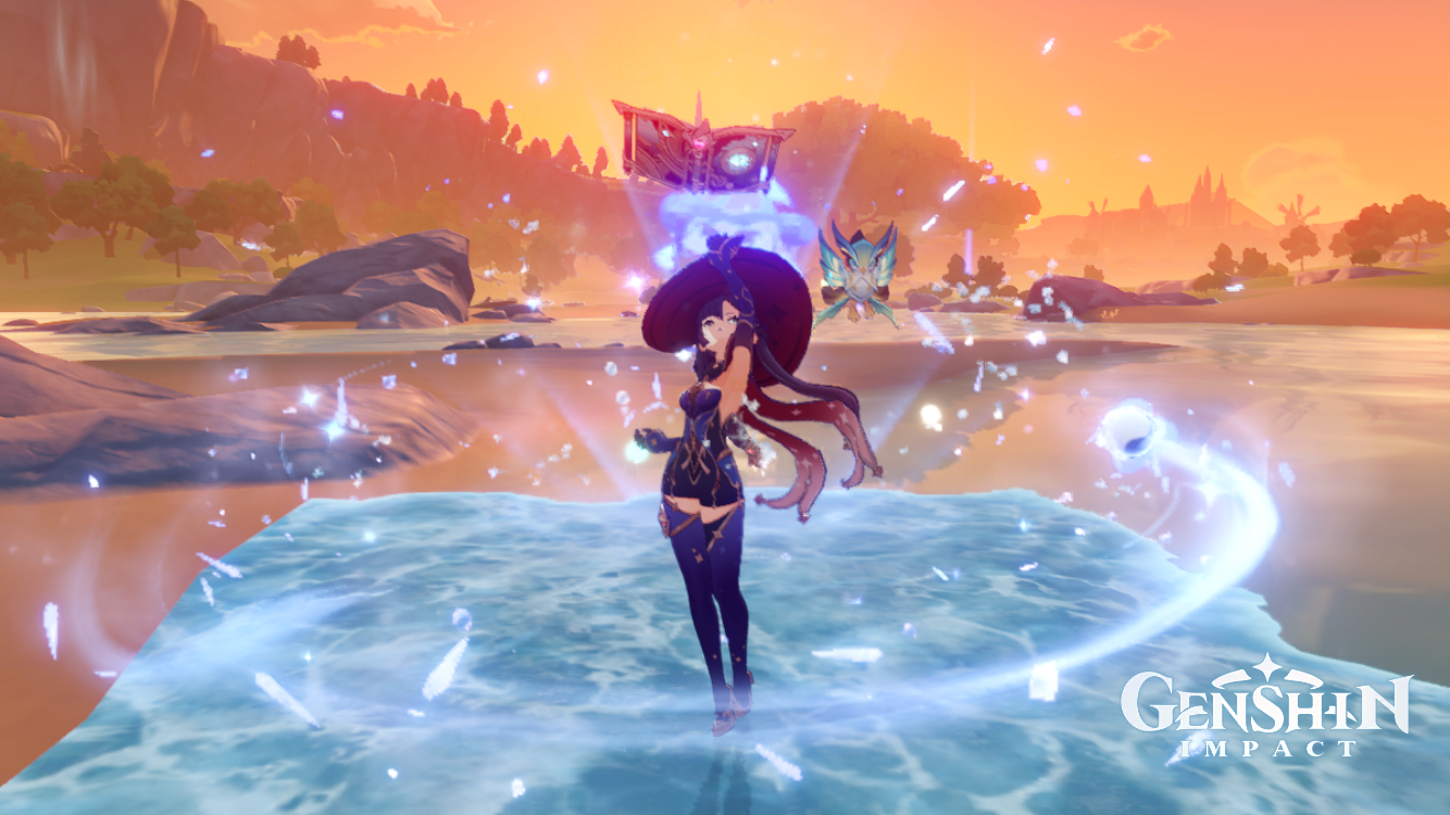 Mona photoshoot Genshin Impact | HoYoLAB