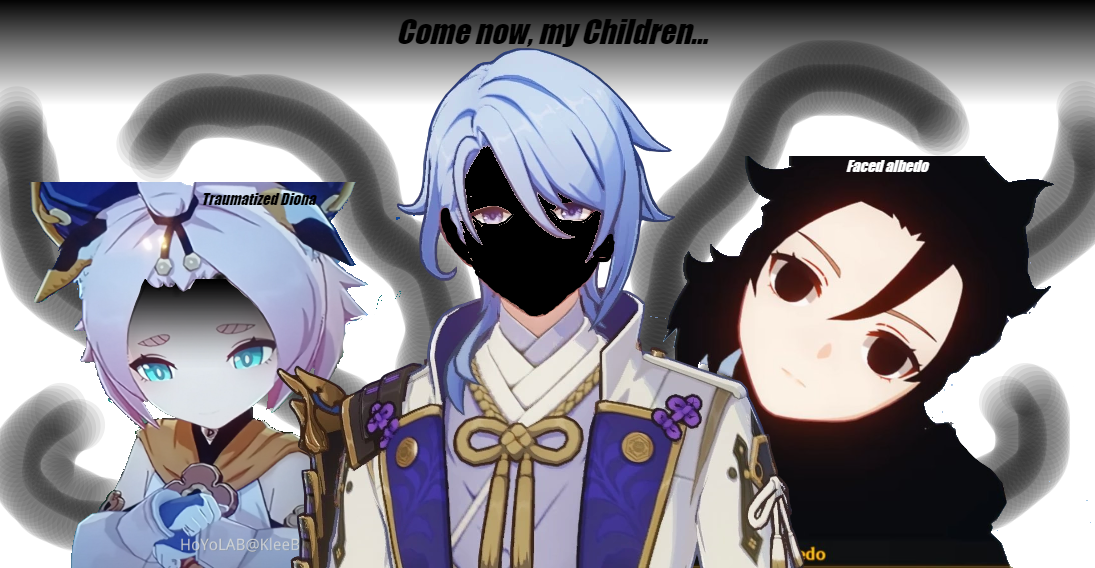 The faceless ayato trend... Genshin Impact | HoYoLAB