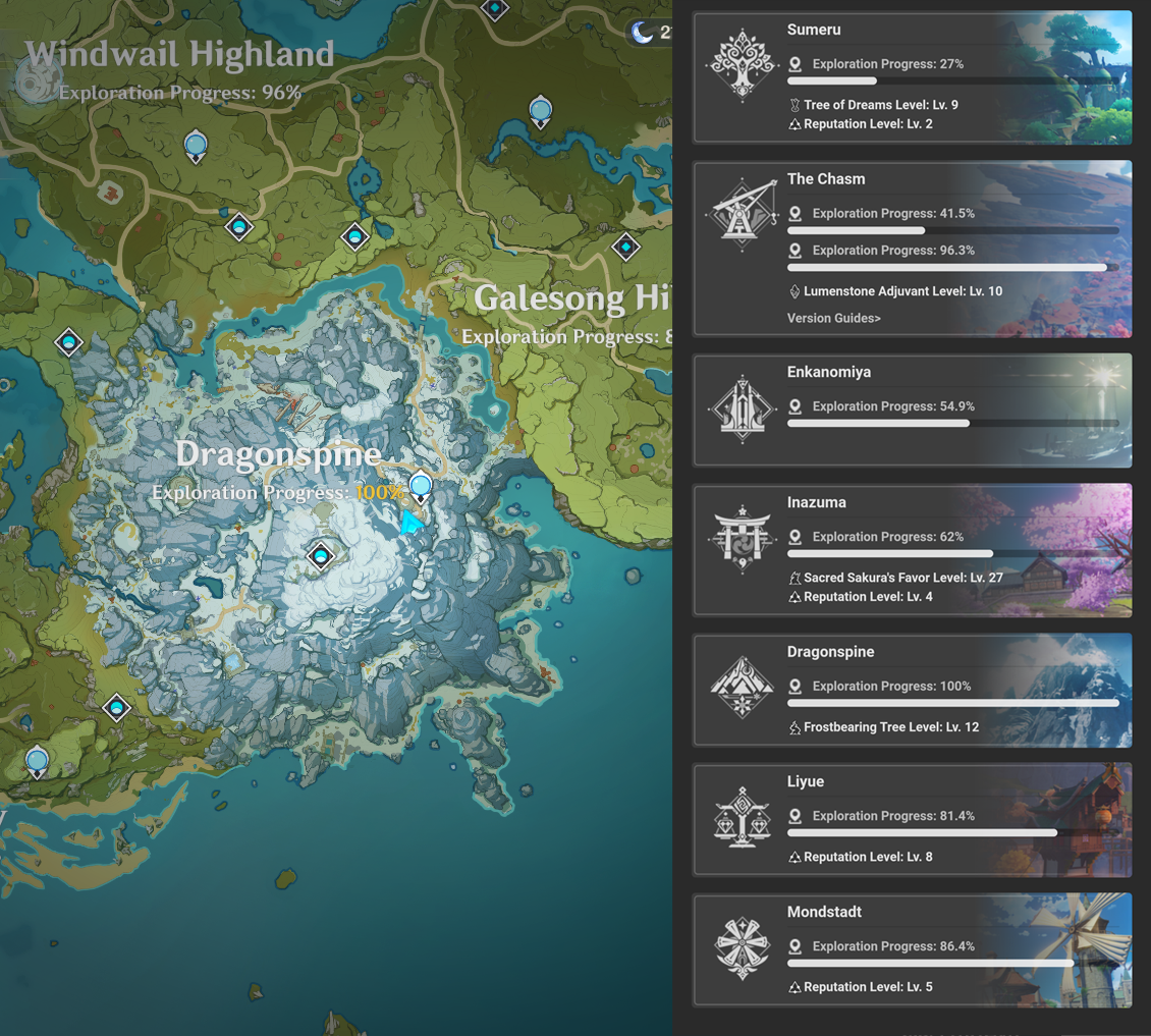 First 100% Exploration Area Genshin Impact | HoYoLAB