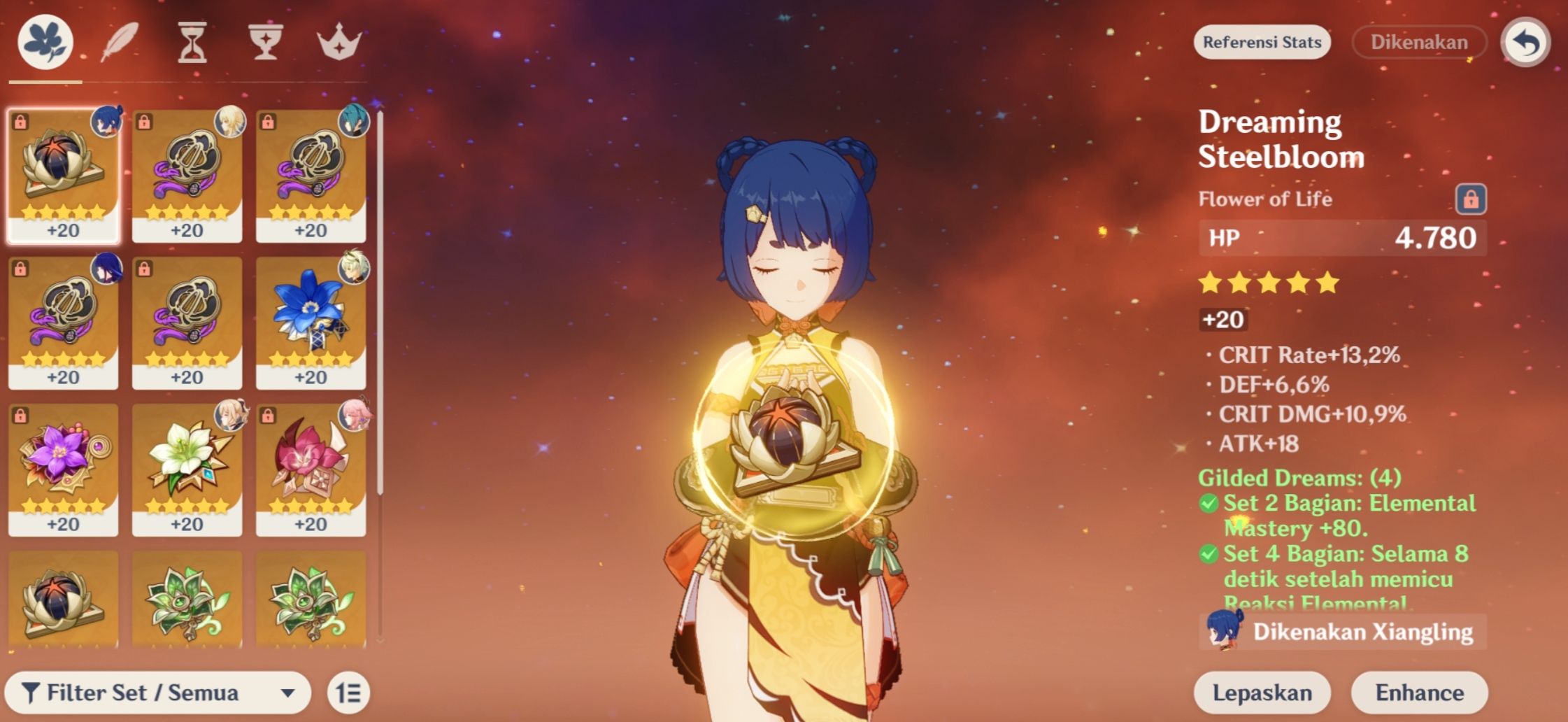 Xiangling Make Gilded Sangat Bagus 👍 Genshin Impact | HoYoLAB