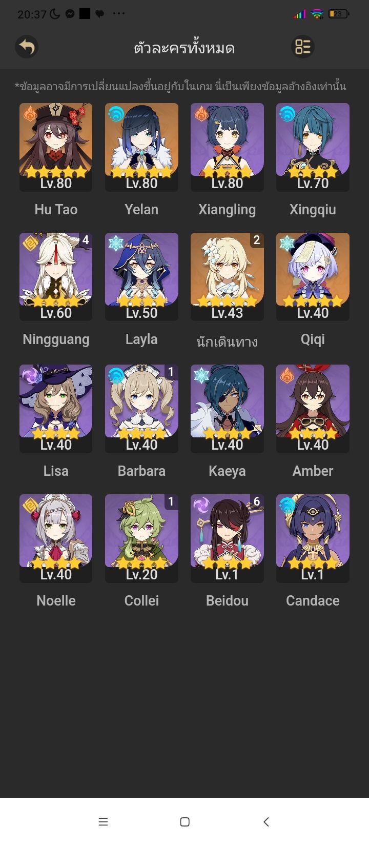 ขอแนวทางการปั้นตัวละครหน่อยครับ ar43 Genshin Impact | HoYoLAB