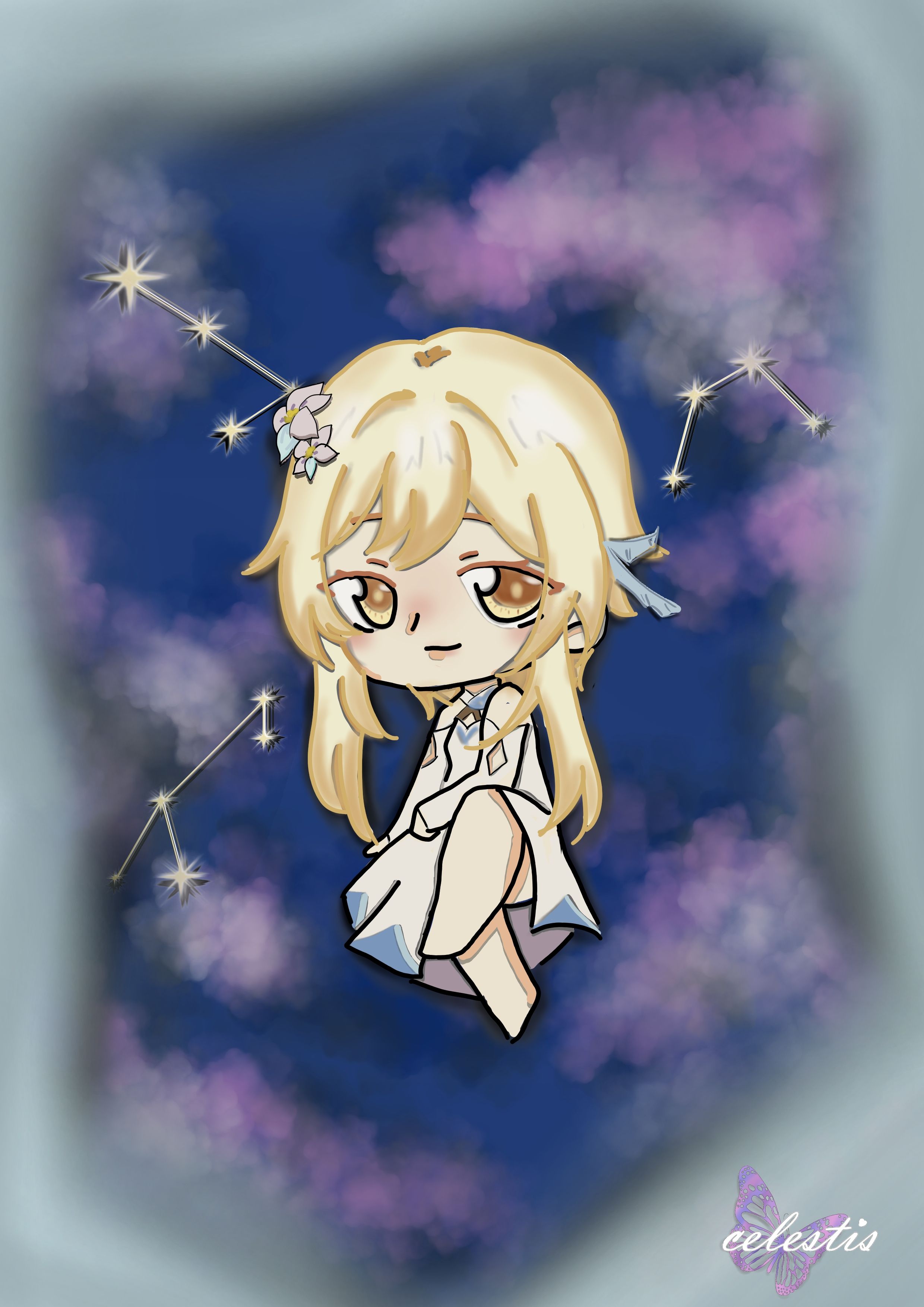 Papercut Stars Genshin Impact | HoYoLAB