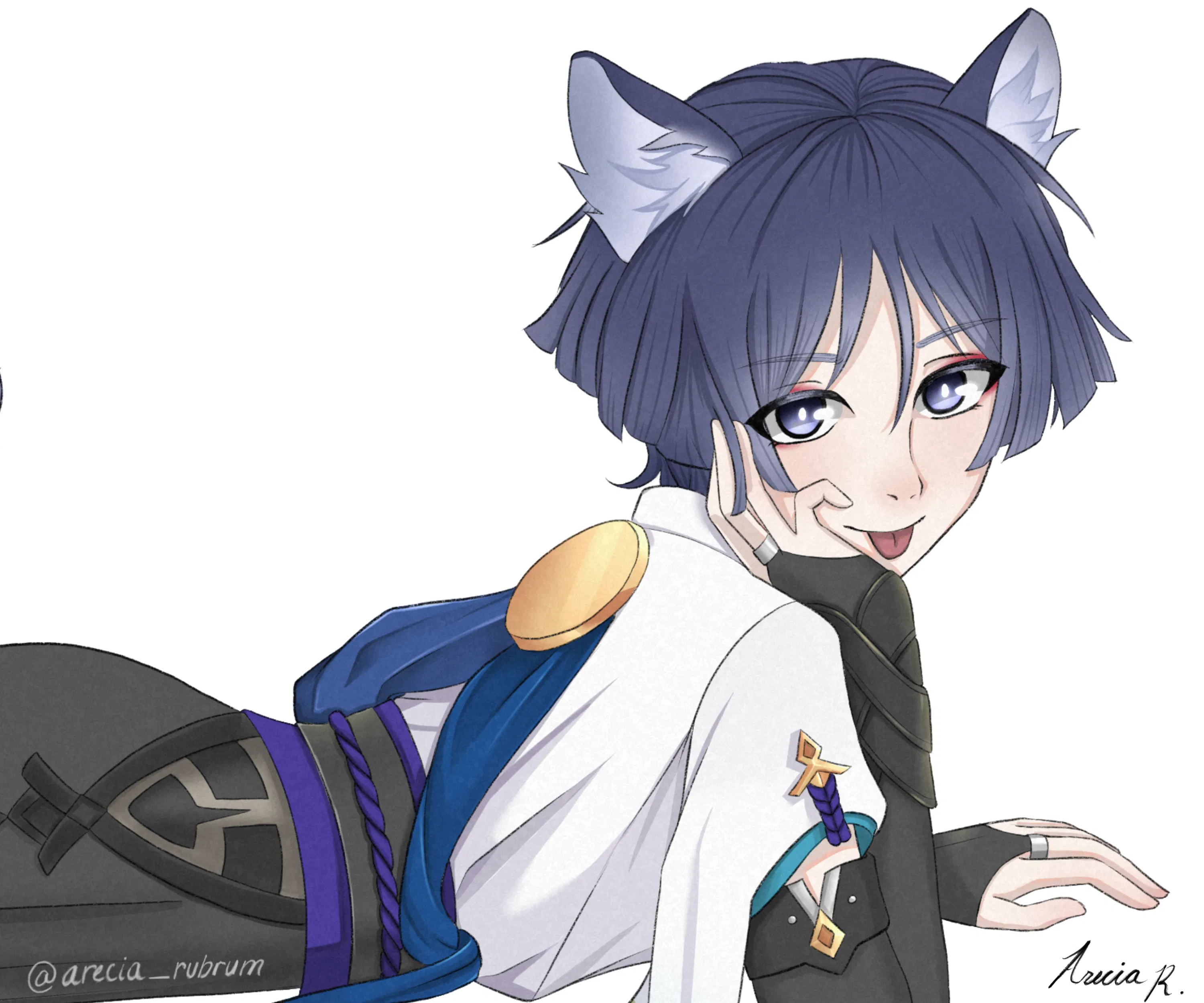 Scara Cat Art Genshin Impact | HoYoLAB