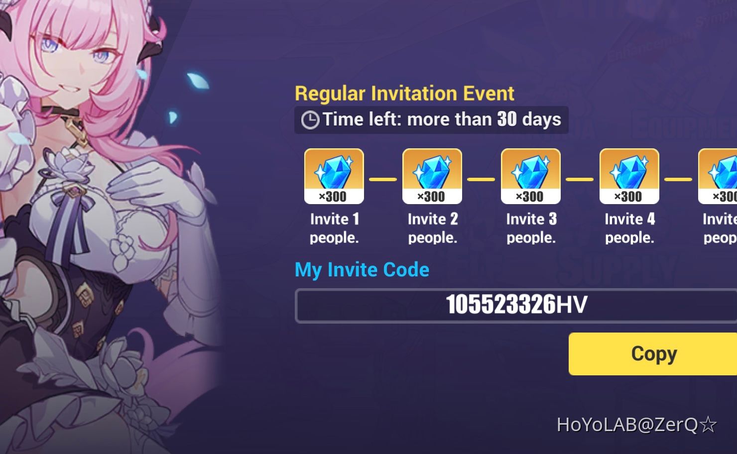 New players and others who haven’t used their codes yet, please help me and use my mine Honkai ...