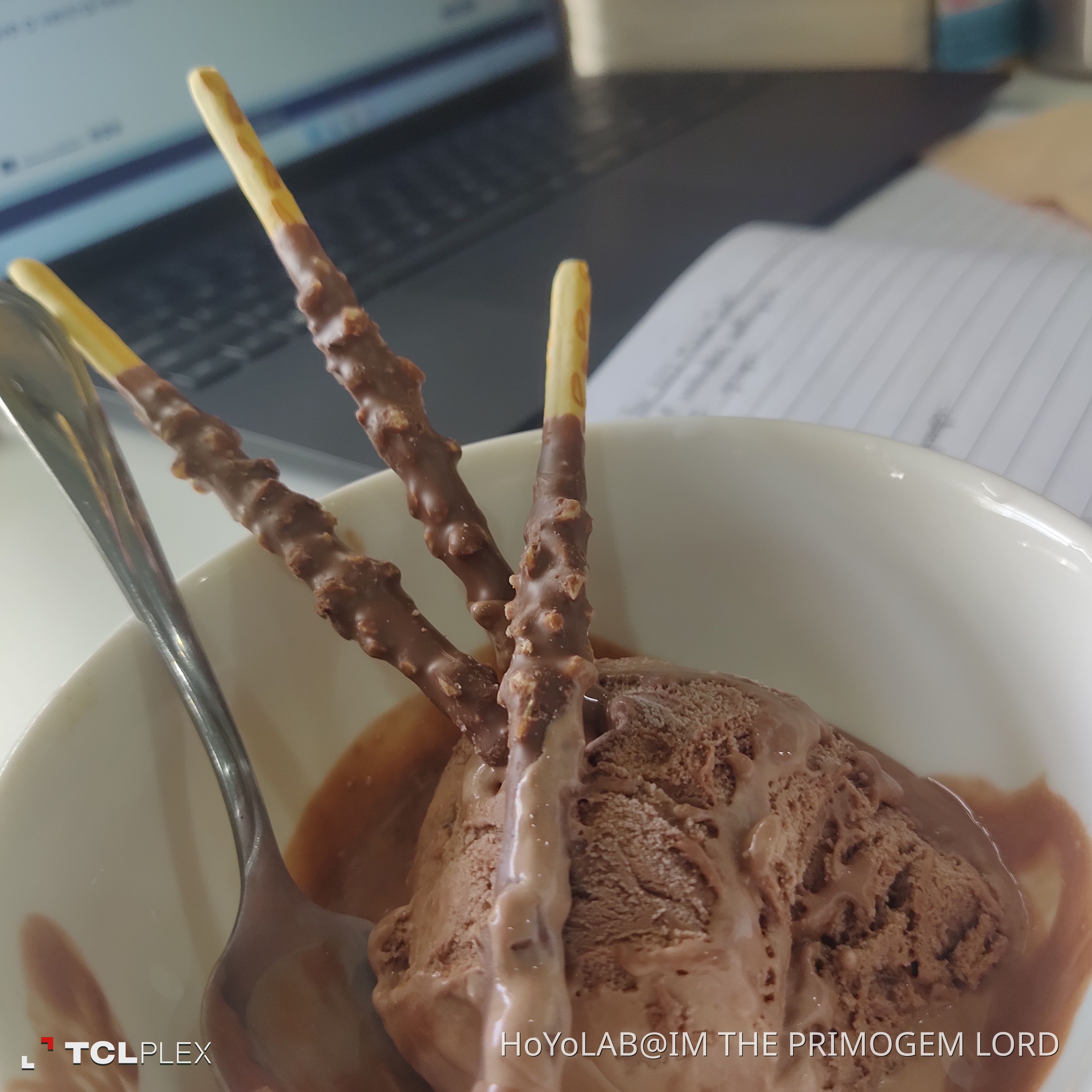 Chocolate Ice-cream + Chocolate Almond Pocky = 😩👌🏻 | HoYoLAB