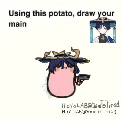 Wanderer Potato Genshin Impact | HoYoLAB