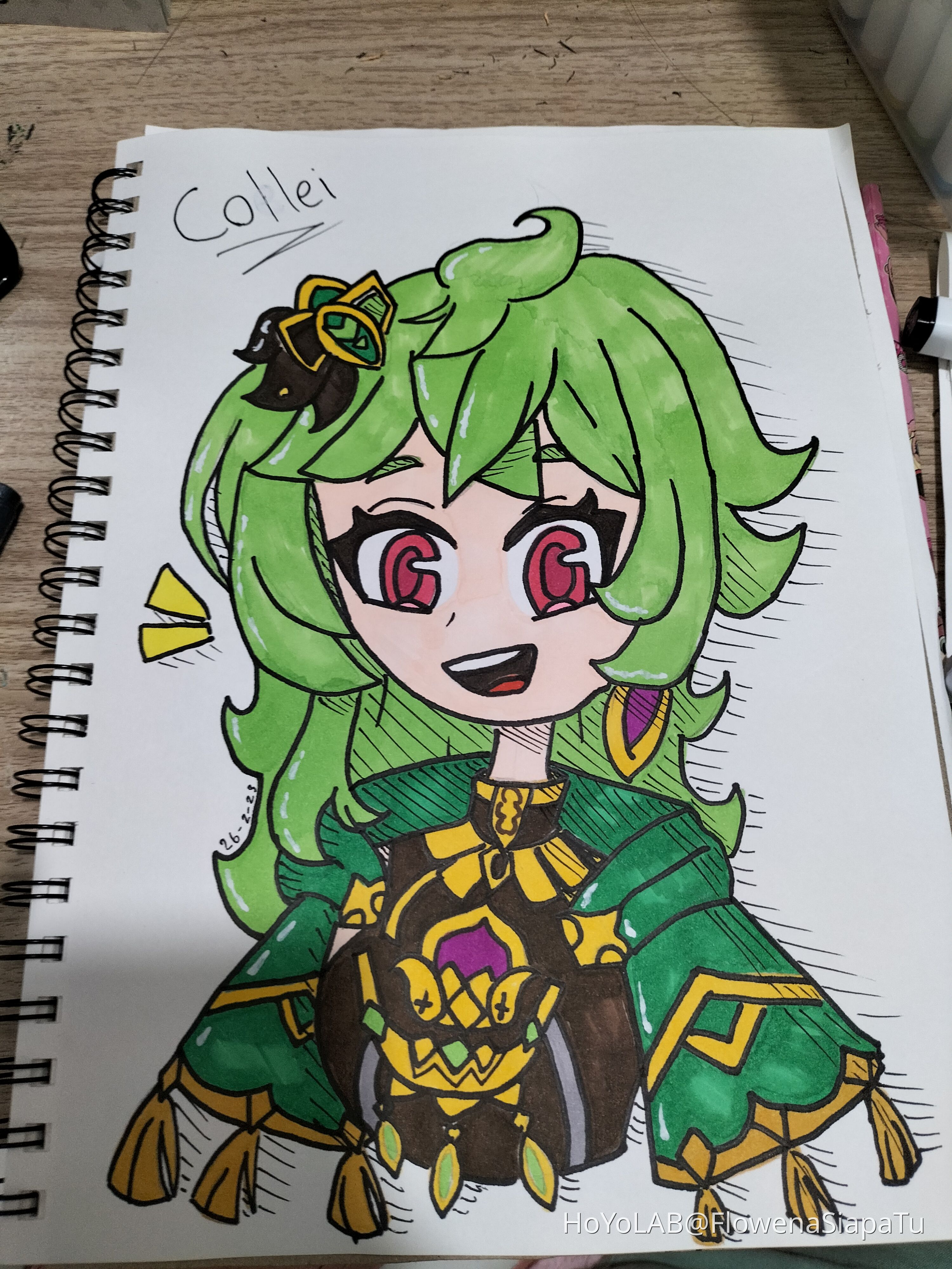 Collei Fanart! Genshin Impact | HoYoLAB