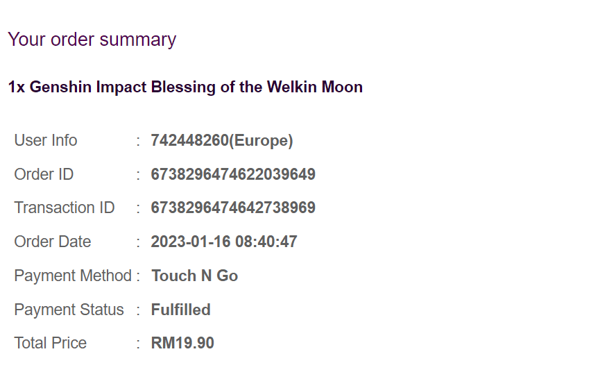 9 Winners For Blessing of The Welkin Moon Giveaways Genshin Impact ...