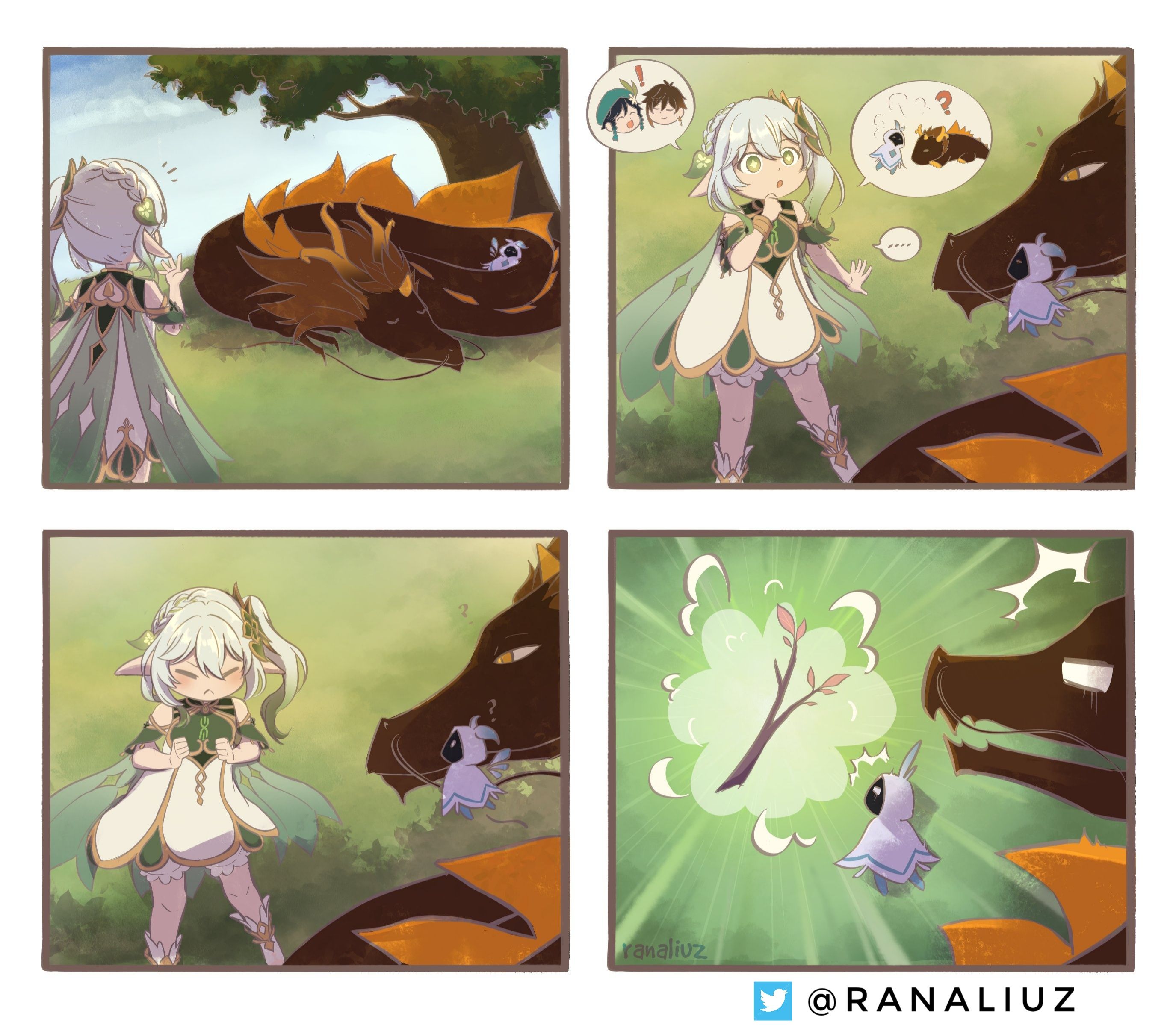 Nahida en su forma original (⁠≧⁠ ⁠≦⁠) Genshin Impact | HoYoLAB