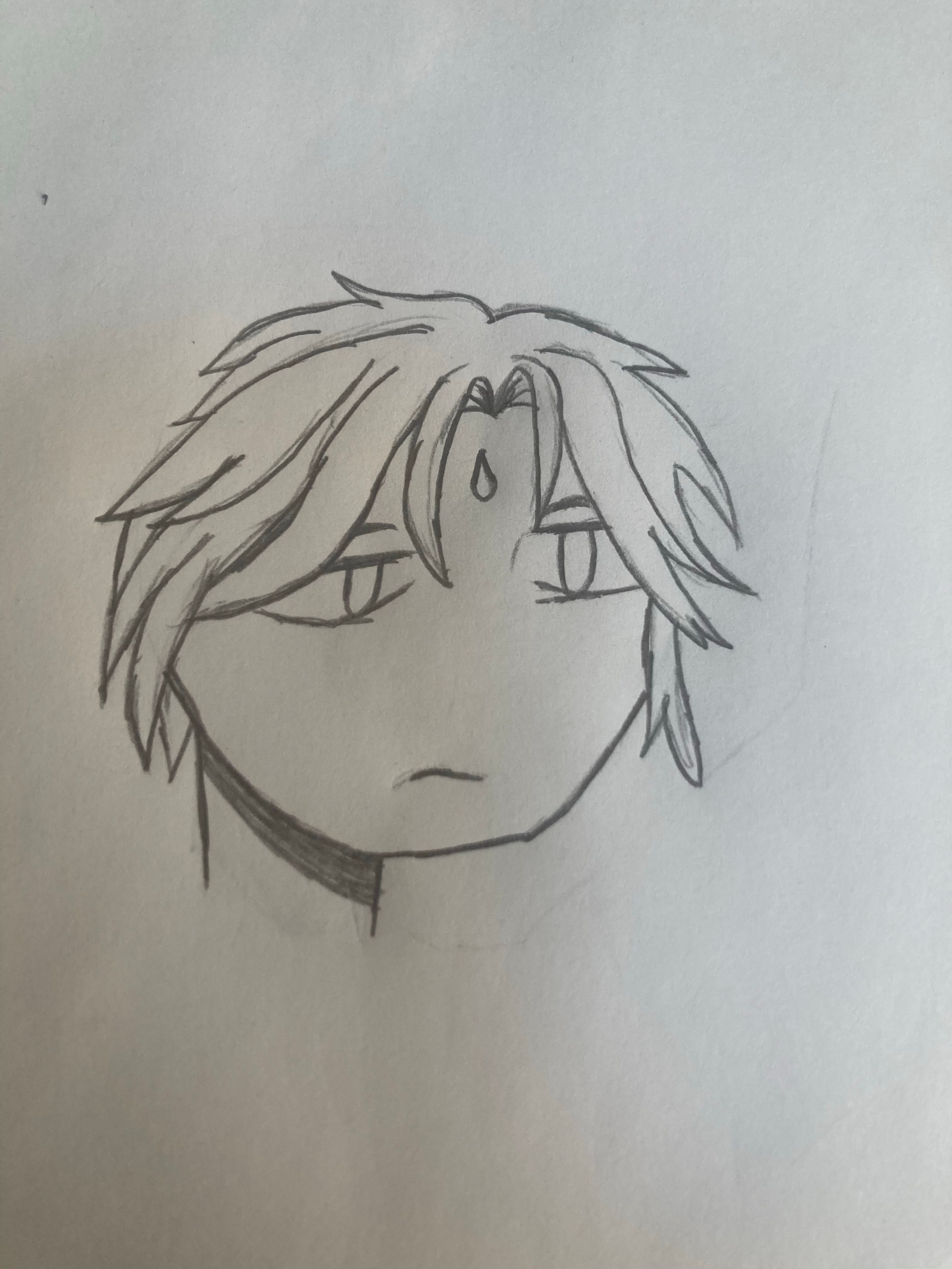 Emo boi sketch Genshin Impact | HoYoLAB