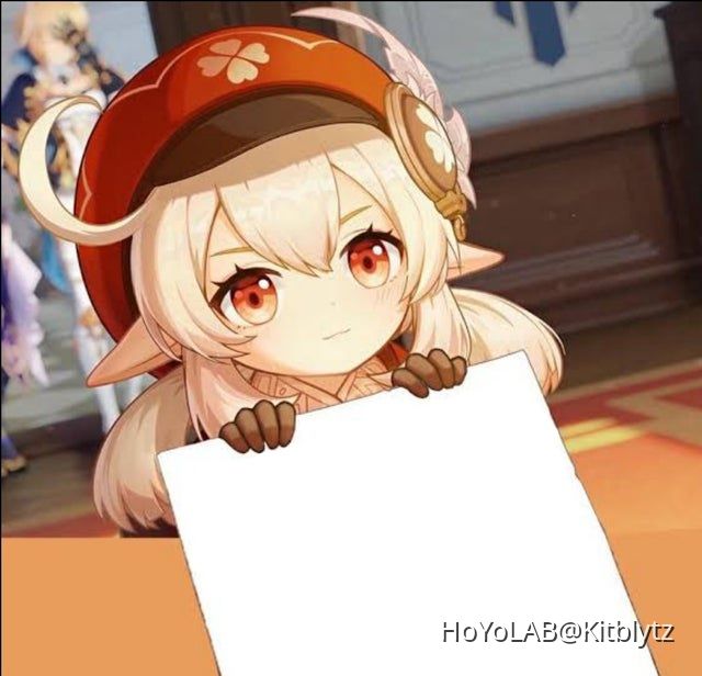 klee meme template Genshin Impact | HoYoLAB