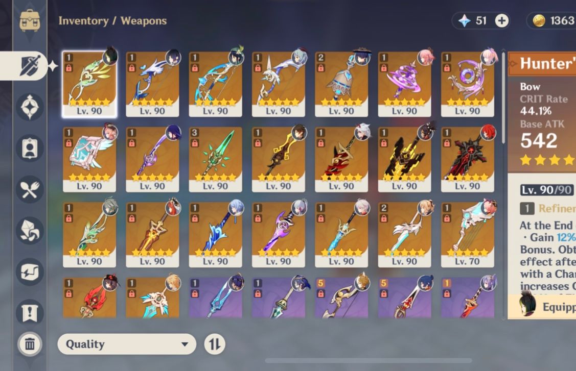 Weapon collection update! Genshin Impact | HoYoLAB