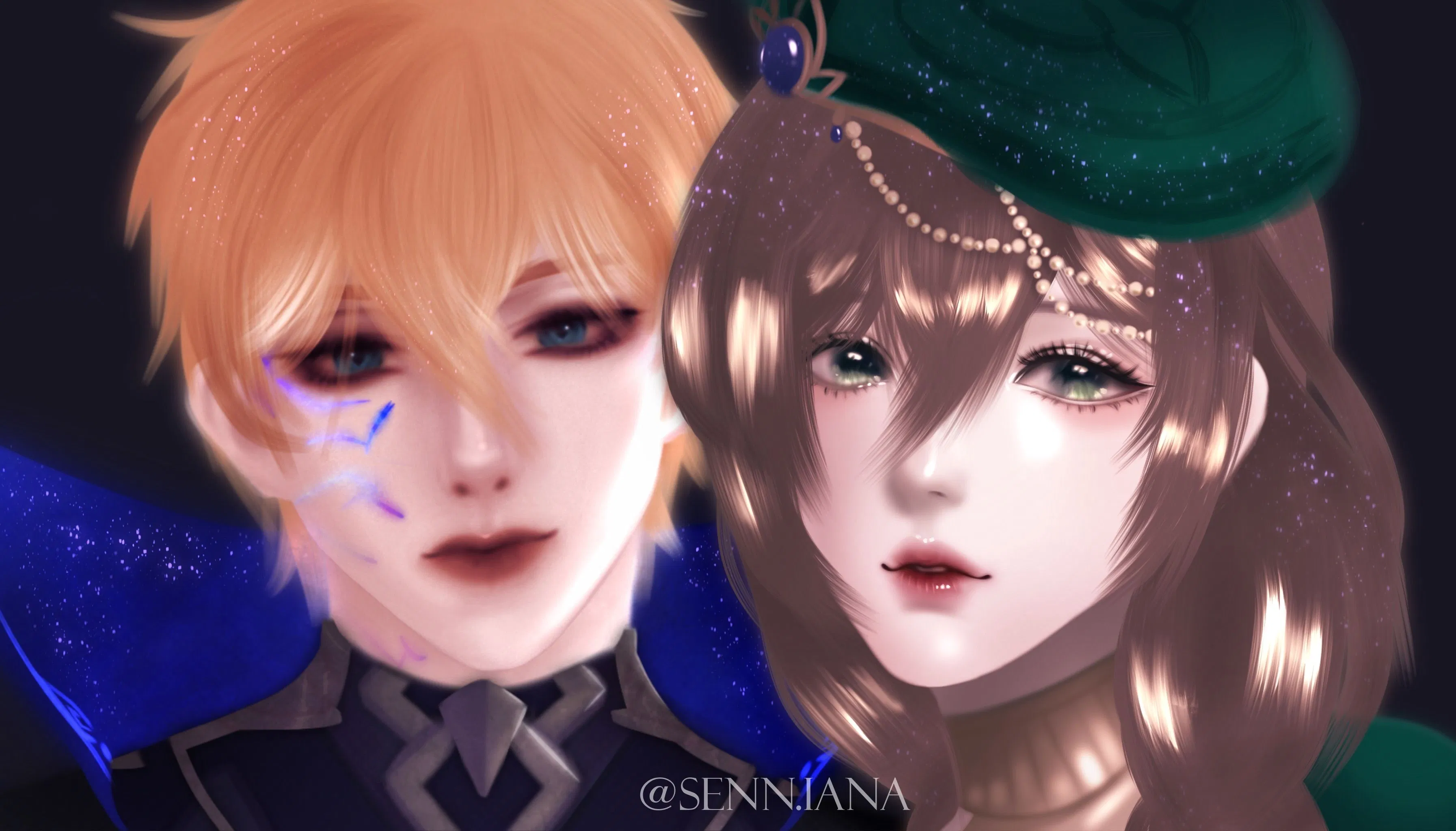 dainsleif-and-lisa-fanart-genshin-impact-hoyolab