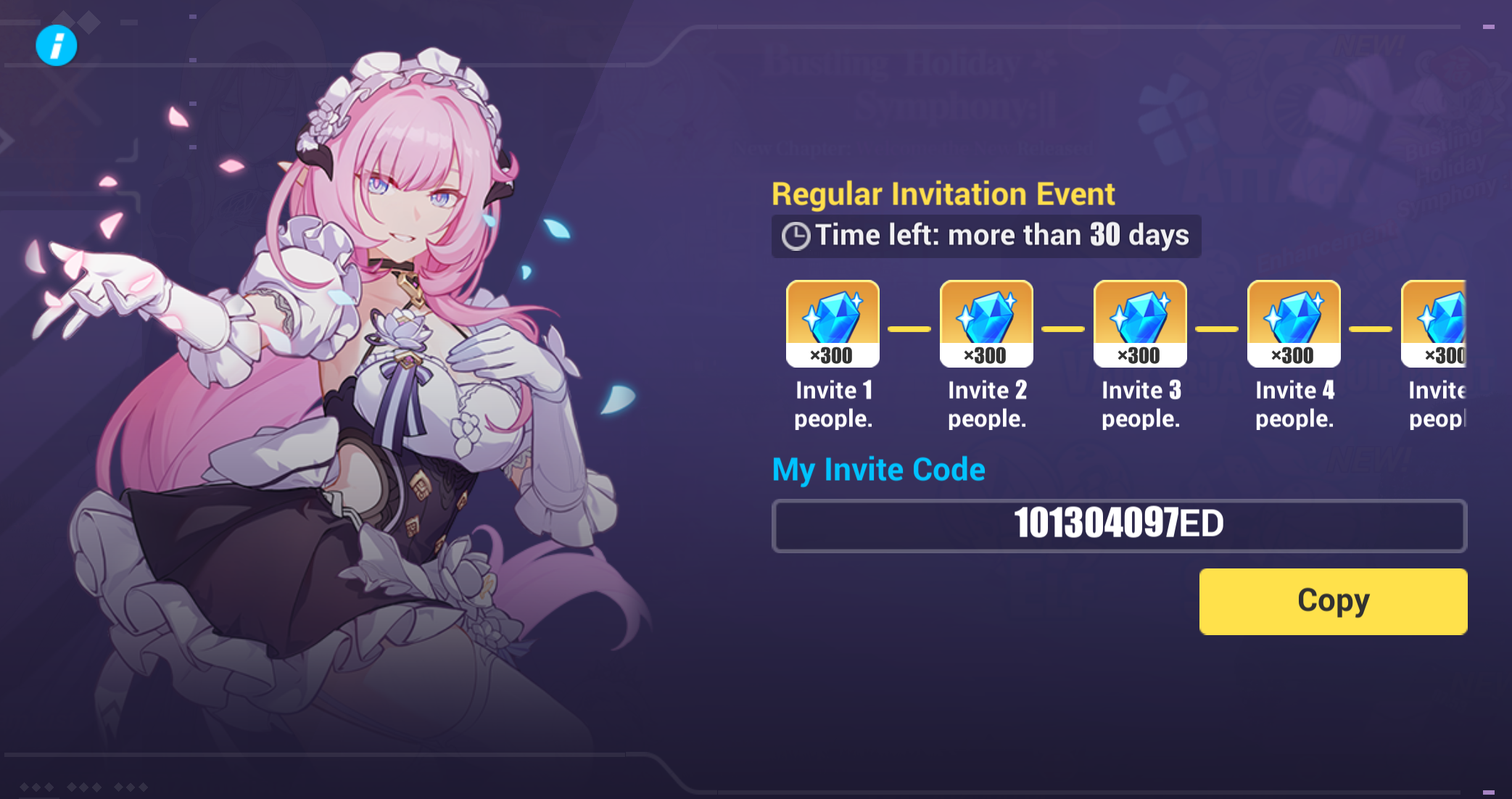 [NA server] If anyone wants to use my share code [101304097ED] for free crystals, please do ...
