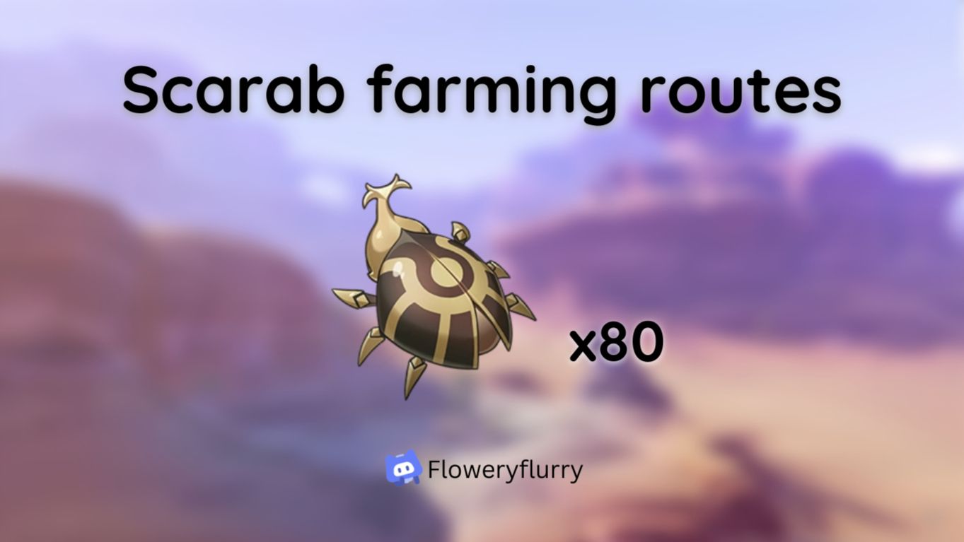 [V3.5] Scarab farming routes Genshin Impact | HoYoLAB