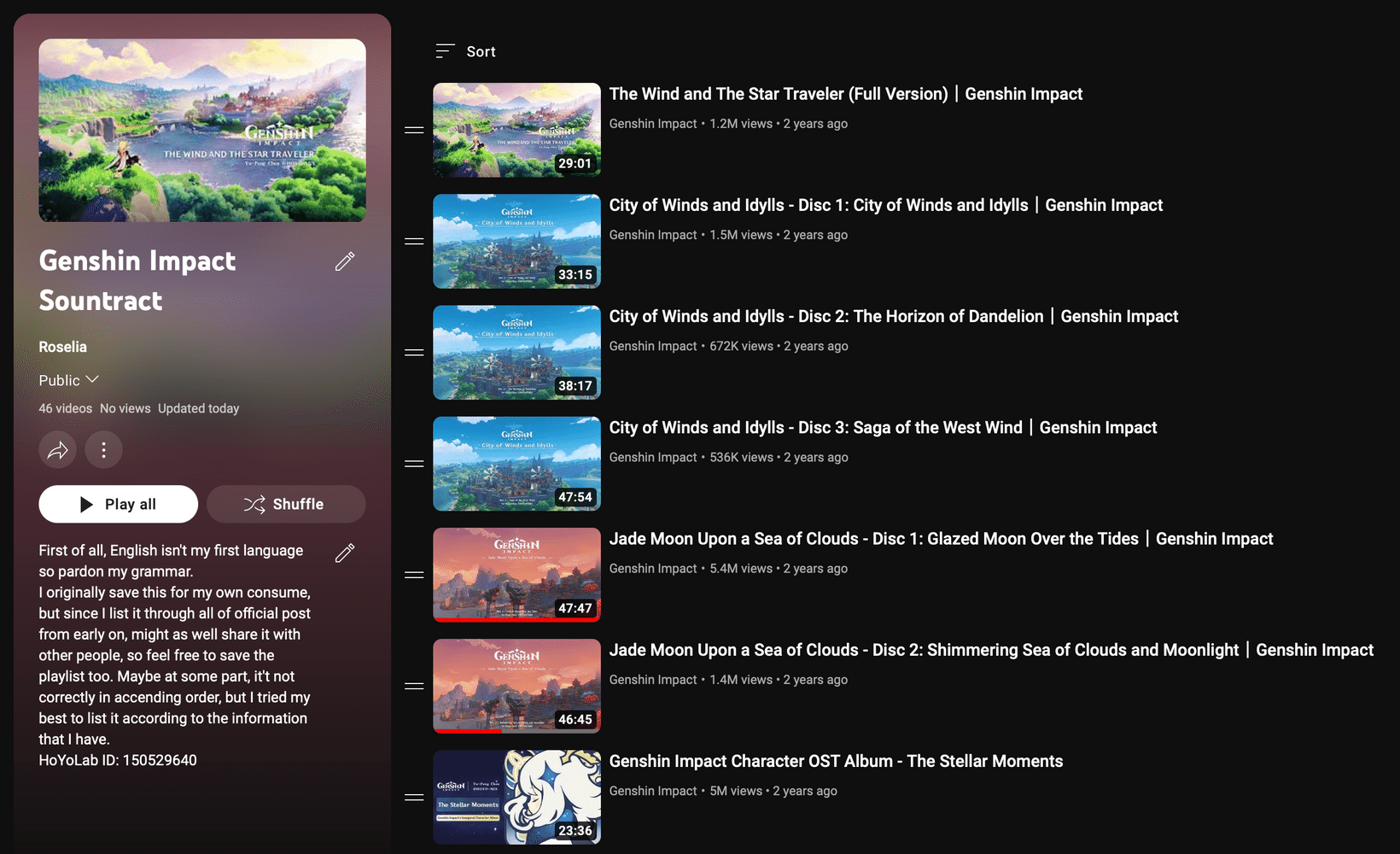 Genshin Impact Soundtrack Genshin Impact | HoYoLAB