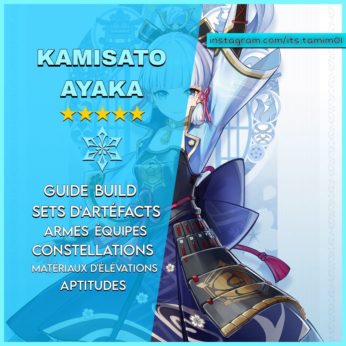 Soyez prêt pour la [V3.5] dès maintenant. Guide Kamisato Ayaka Main DPS Cryo. [Genshin Impact ...