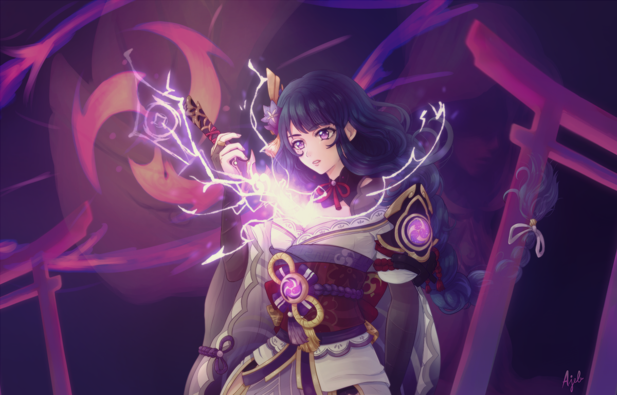 Raiden Shogun - Fan Art Genshin Impact | HoYoLAB