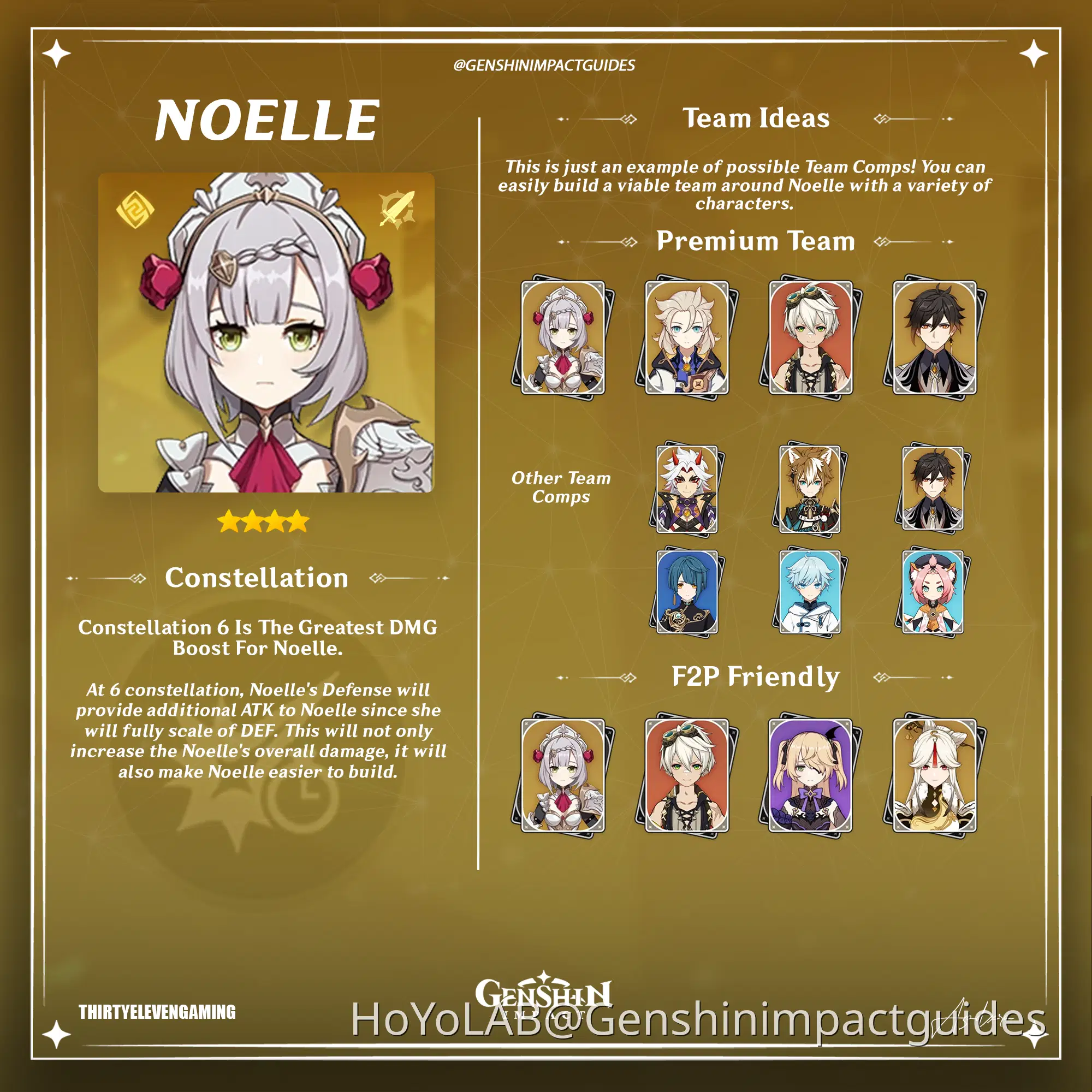 Noelle DPS Build Guide Genshin Impact | HoYoLAB
