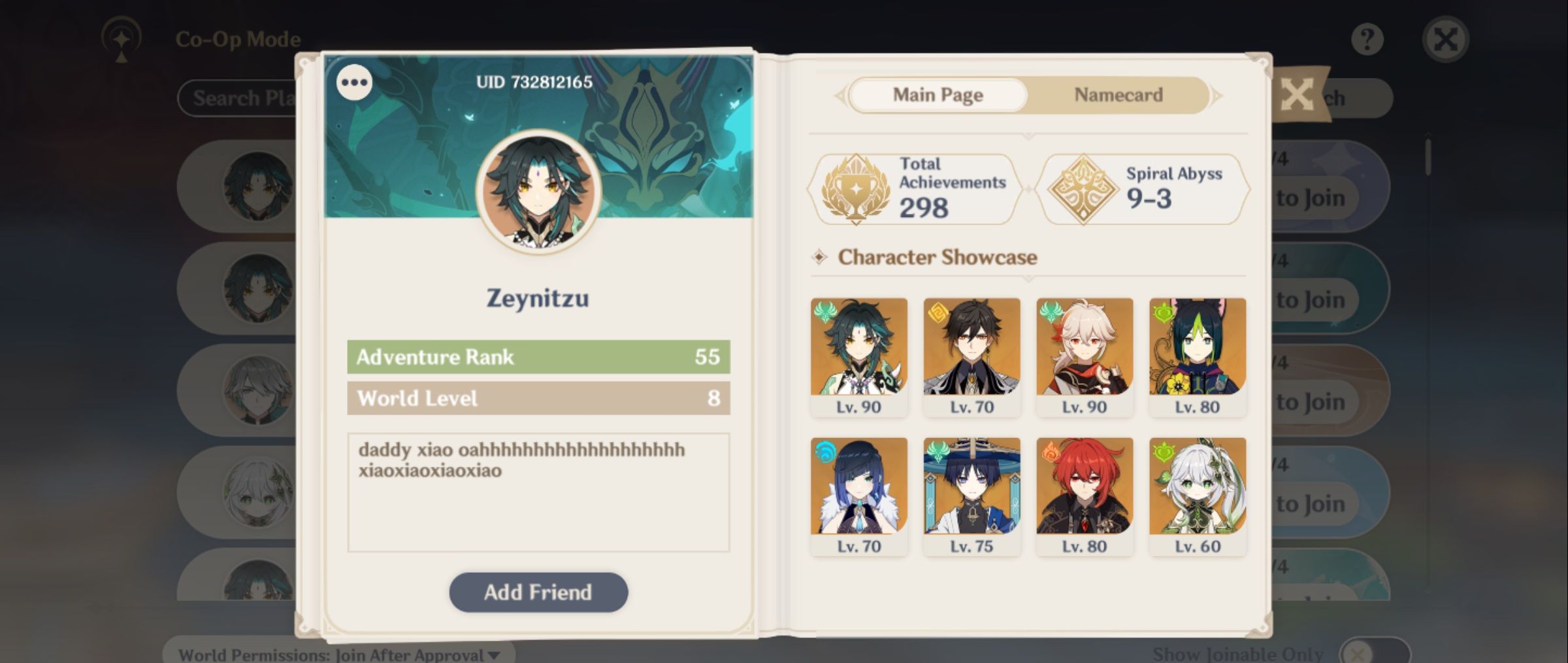 sanest zy0x viewer Genshin Impact | HoYoLAB